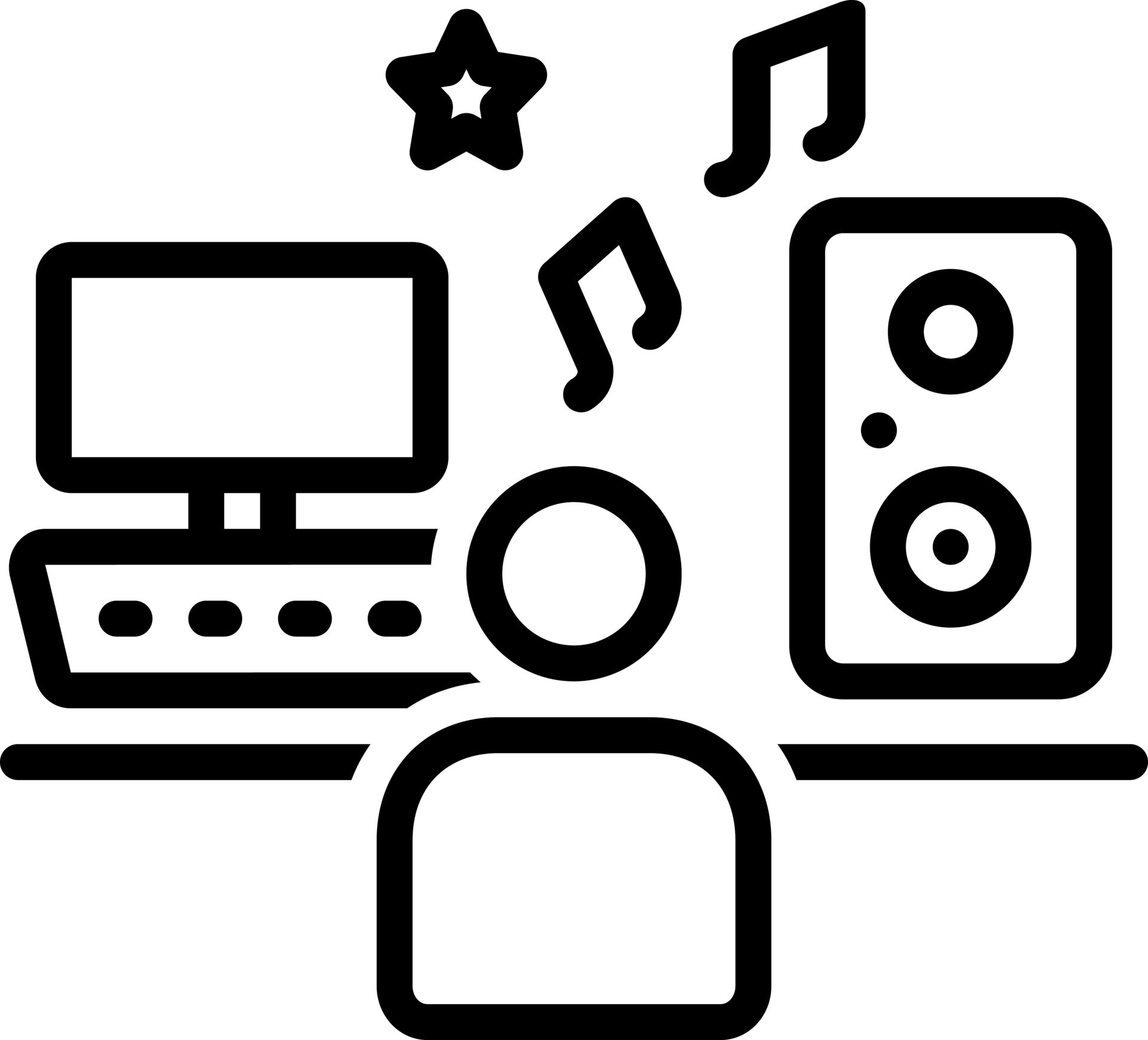 line icon for composer 17134561 Vector Art at Vecteezy