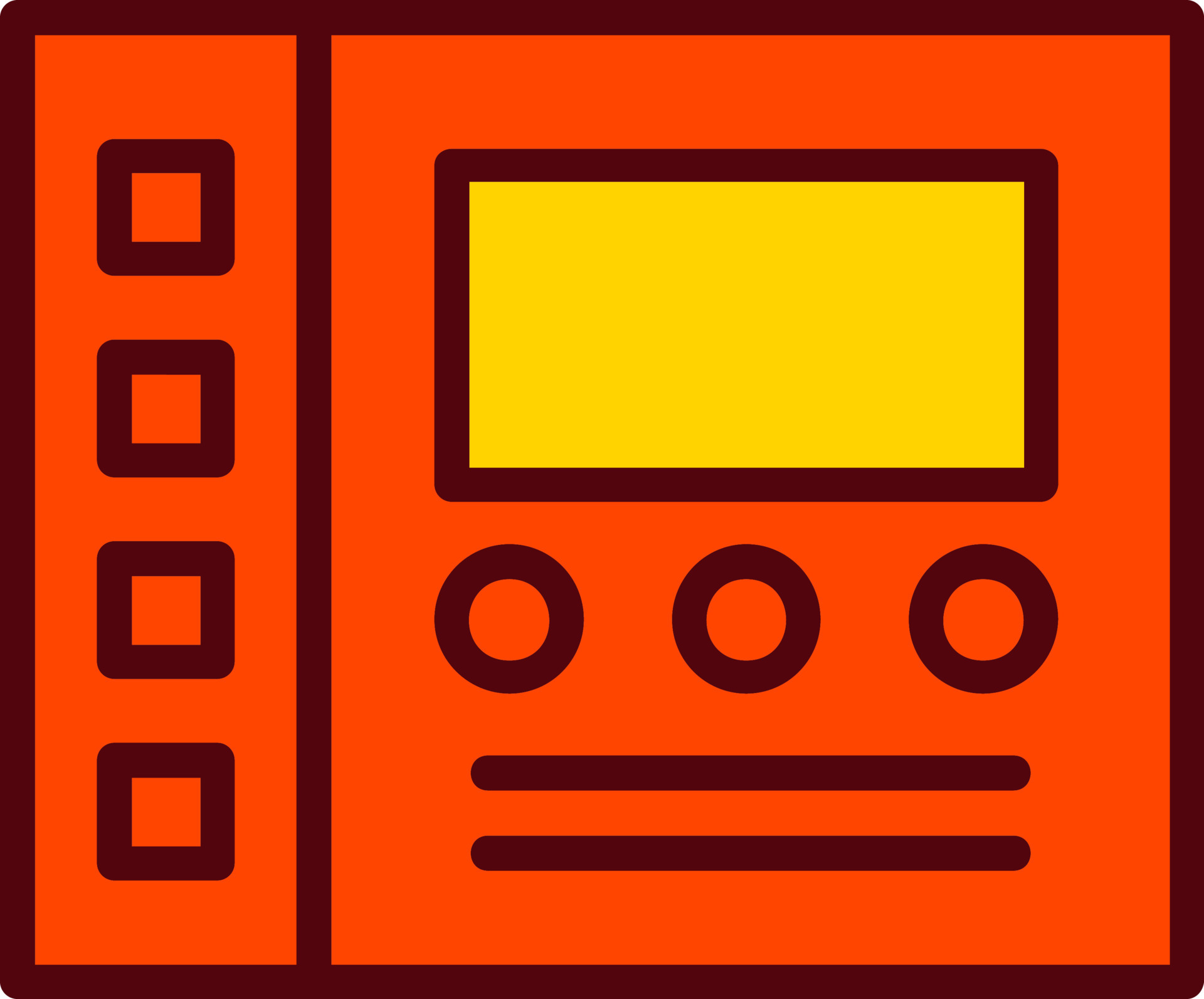Control Panel Vector Icon 17135393 Vector Art at Vecteezy