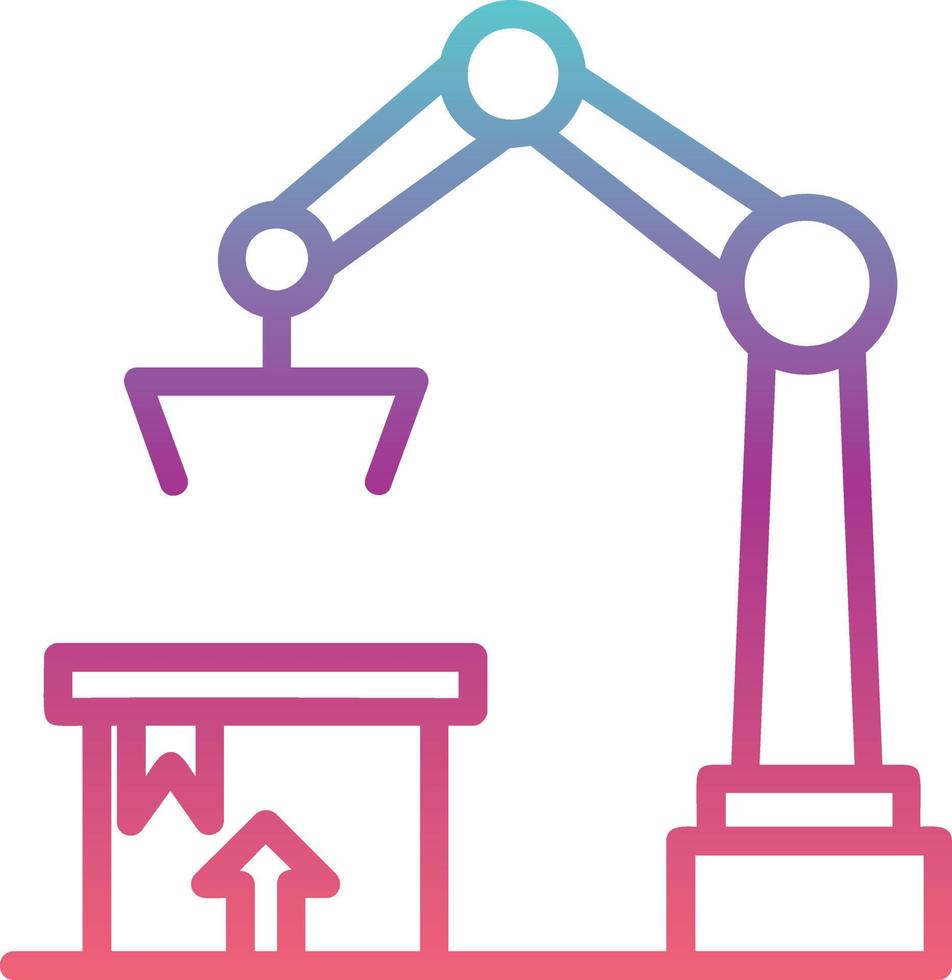 Robot Arm Vector Icon 17135680 Vector Art At Vecteezy