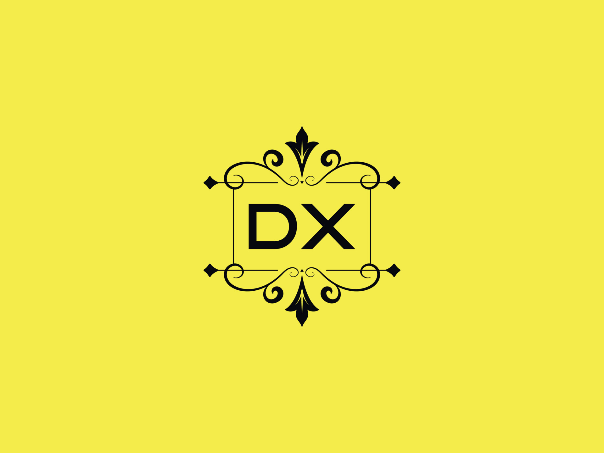 Colorful Dx Logo Icon, Minimalist Dx Luxury Letter Logo Stock 17136883 ...