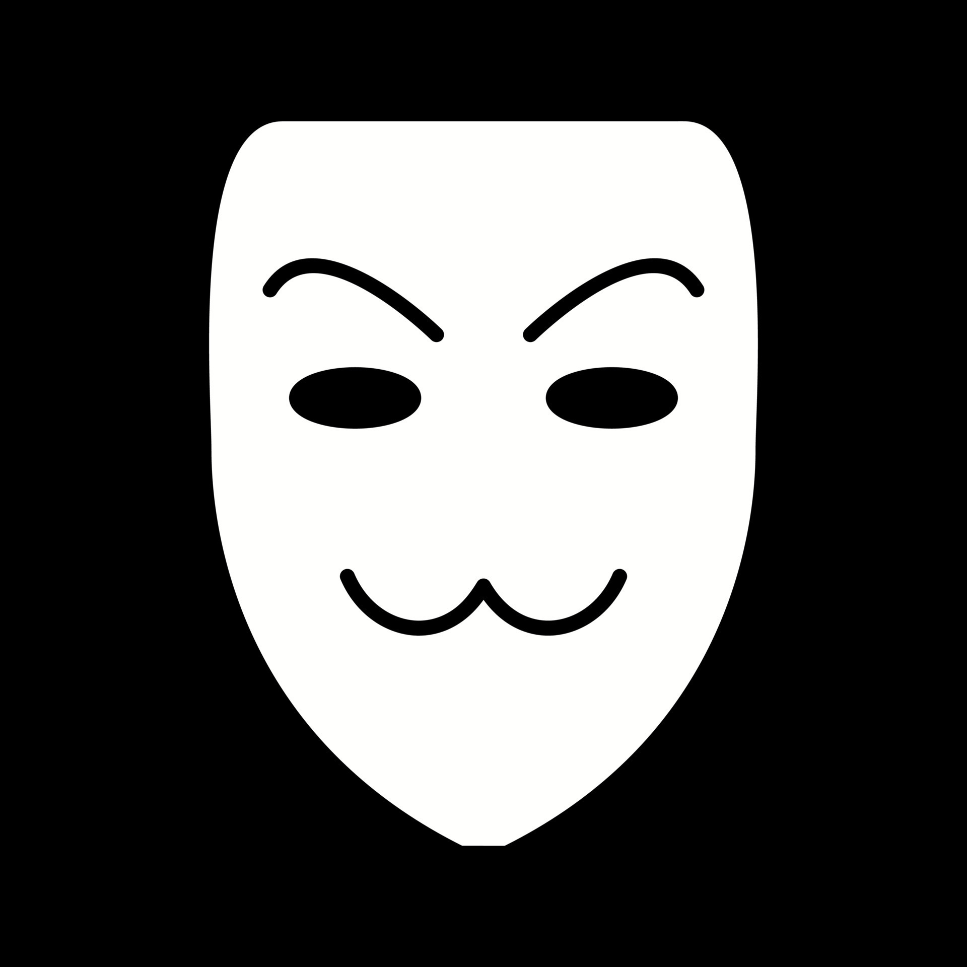 Hacker Mask Vector Icon 17141679 Vector Art At Vecteezy