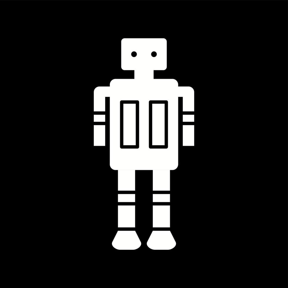 Unique Robot Vector Glyph Icon 17142637 Vector Art at Vecteezy