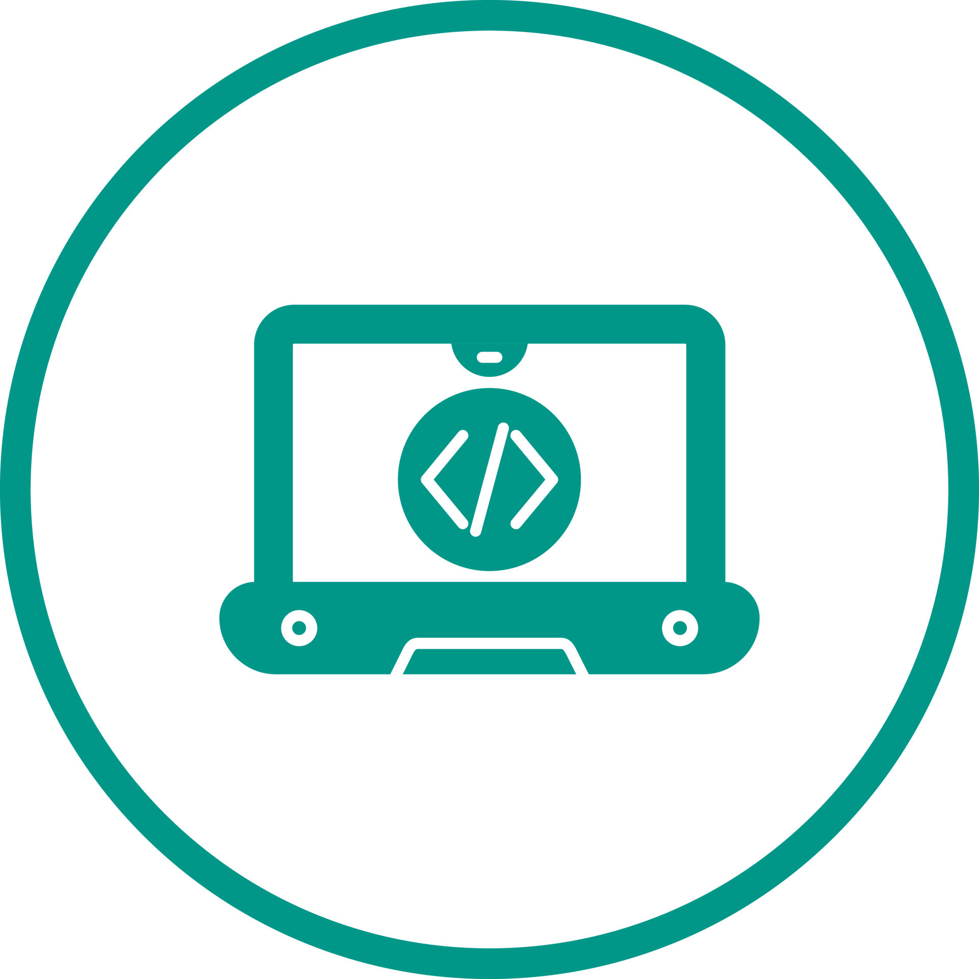 Coding Glyph Round Circle Icon 17145889 Vector Art at Vecteezy