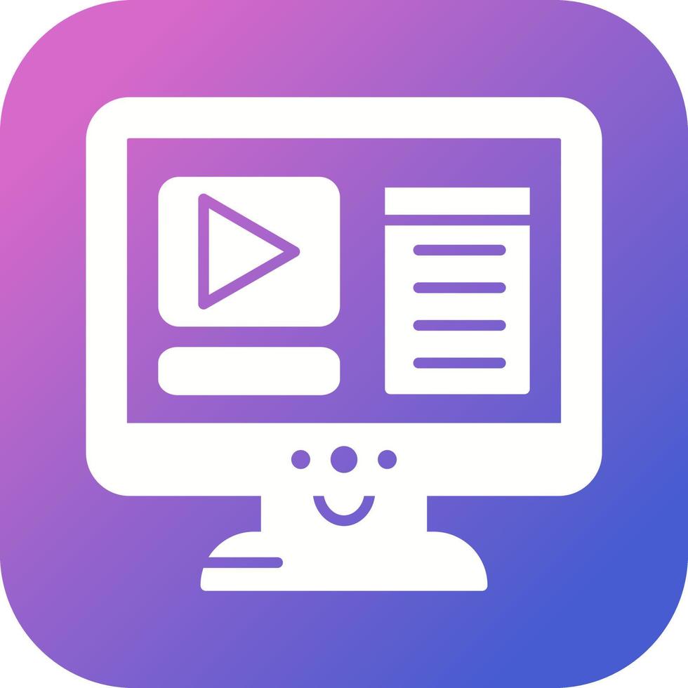 icono de vector de video lcd 17146600 Vector en Vecteezy