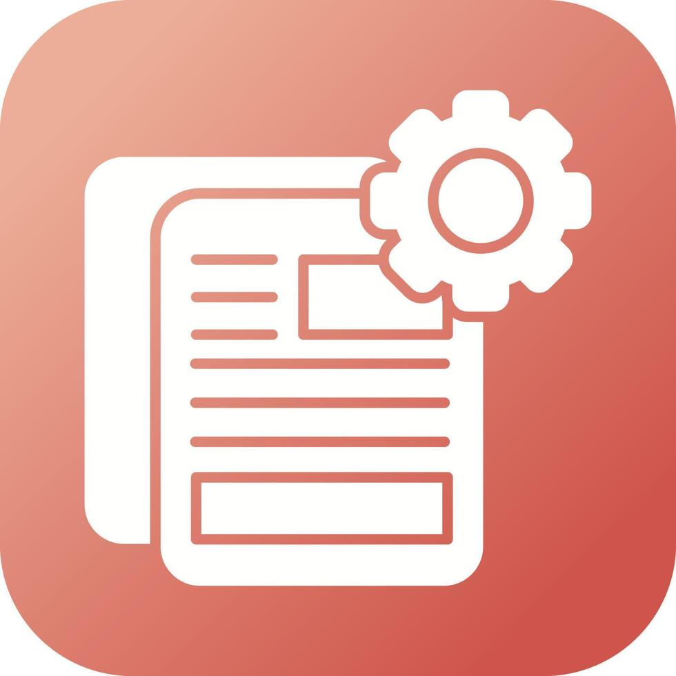 Document Setting Vector Icon 17146883 Vector Art at Vecteezy