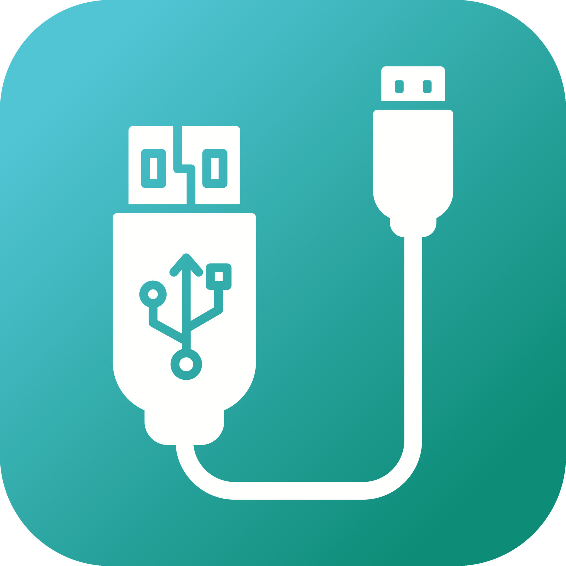 Usb Cable Vector Icon 17147778 Vector Art At Vecteezy