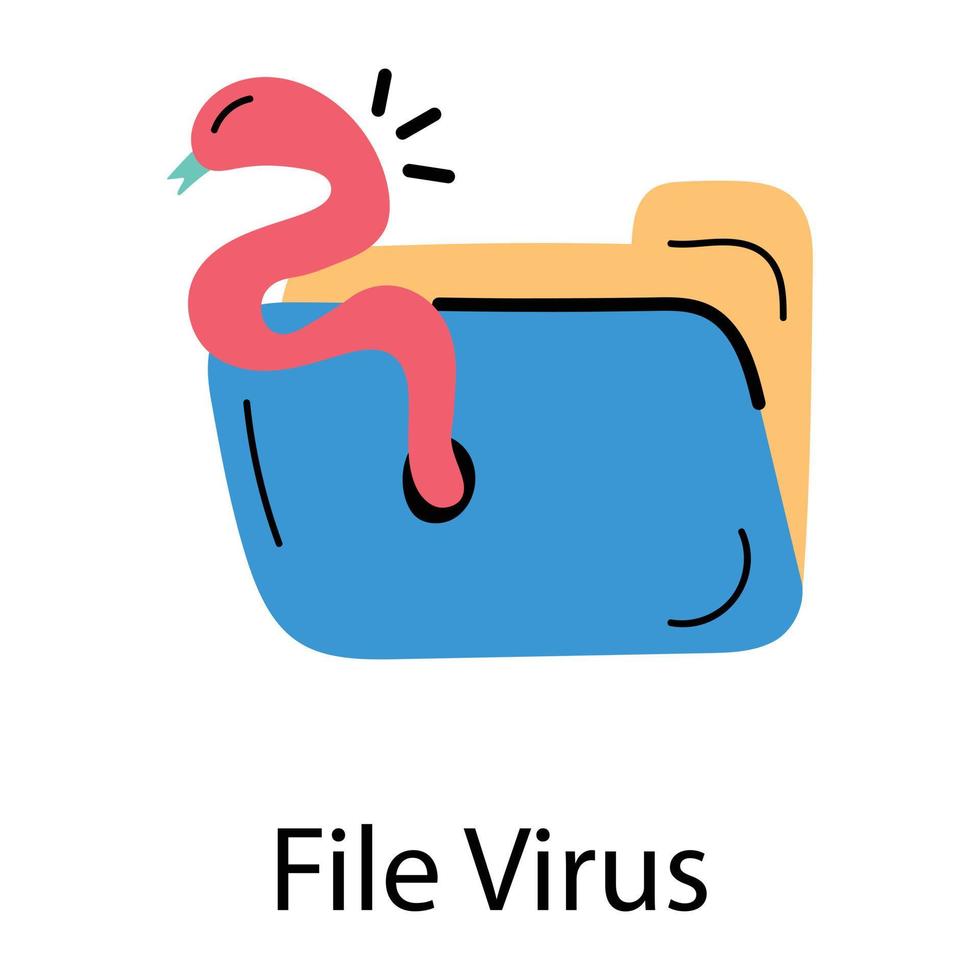 Trendy File Virus 17169302 Vector Art at Vecteezy