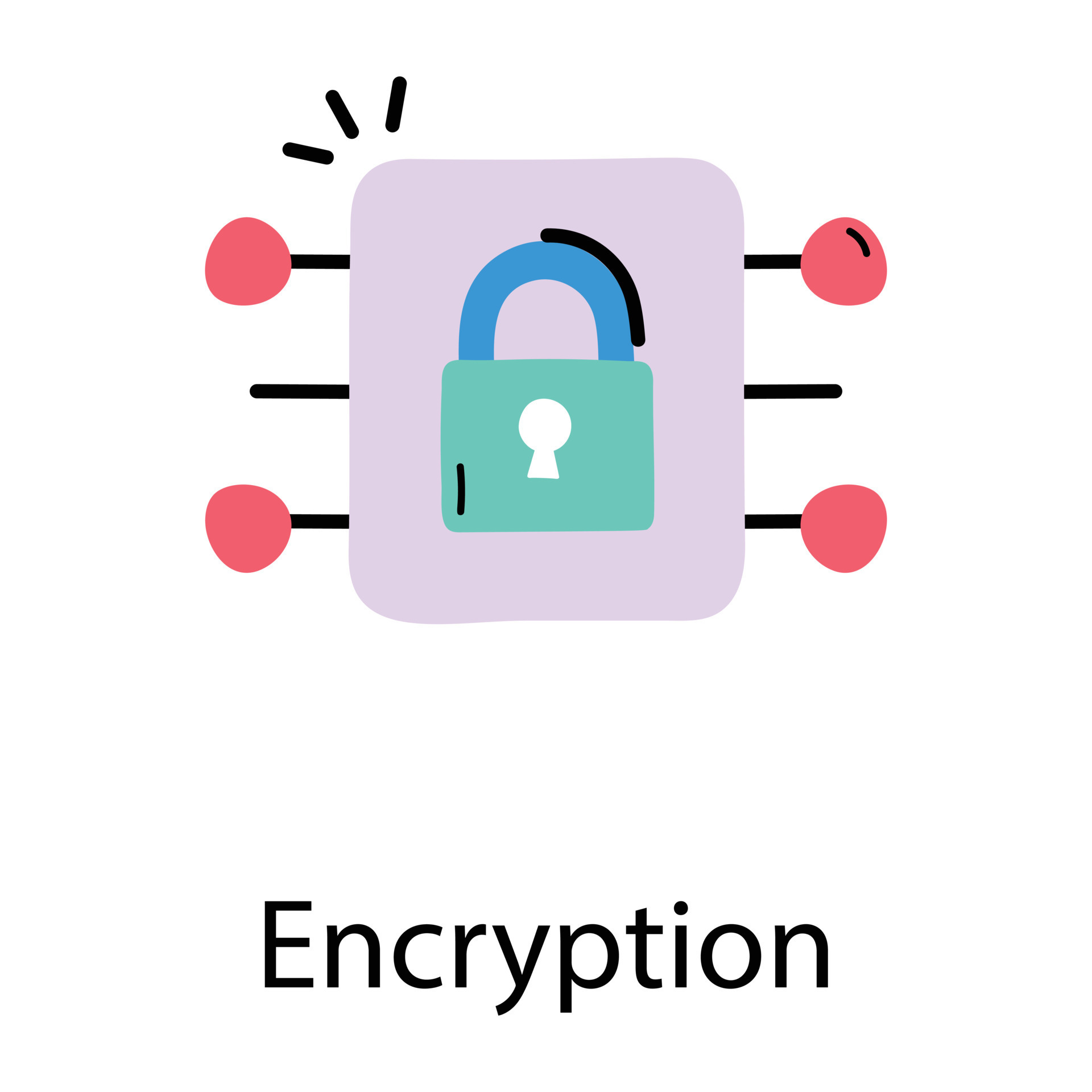 Trendy Encryption Concepts 17169309 Vector Art at Vecteezy
