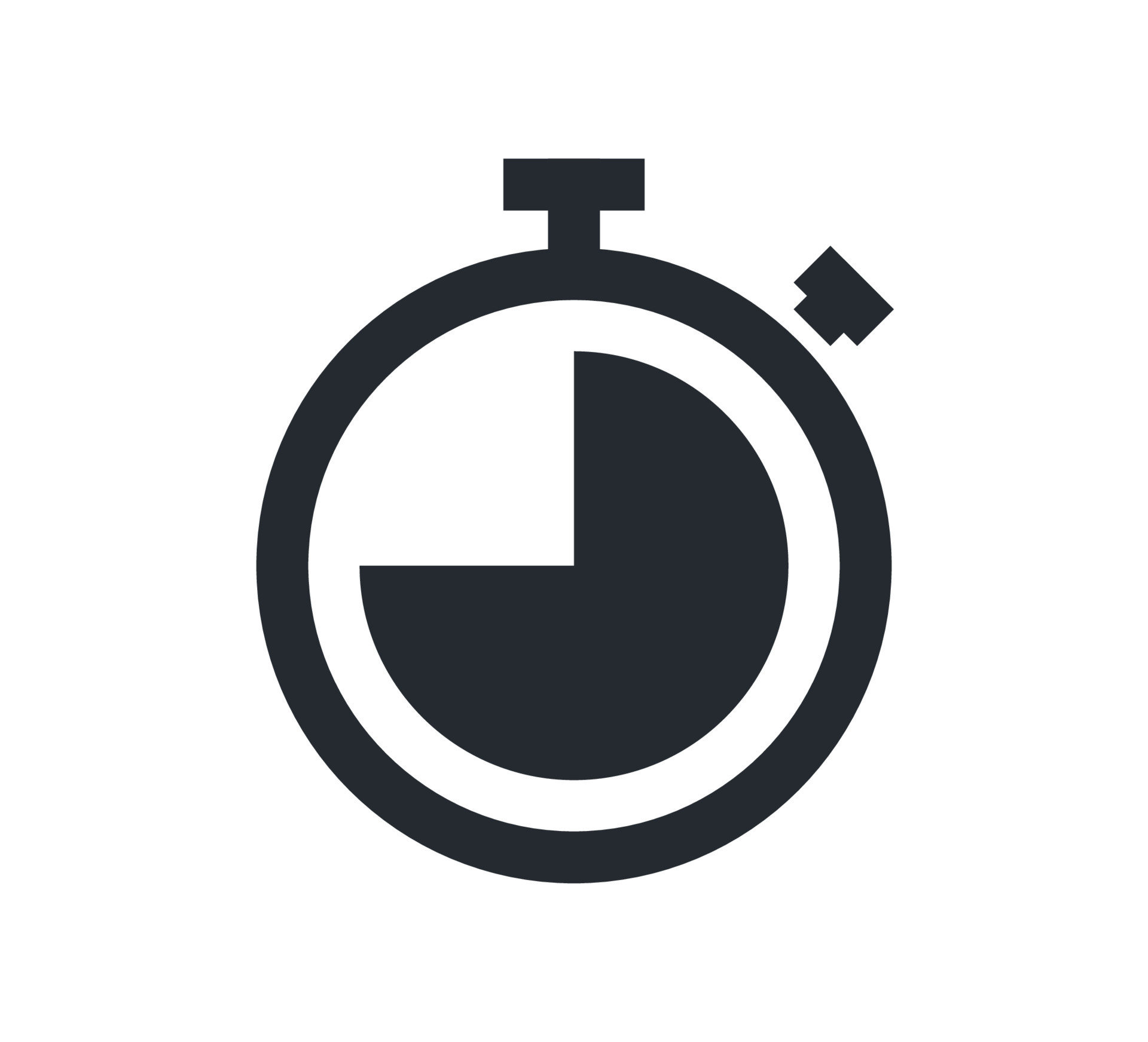 Countdown Timer And Stopwatch Symbol Flat Vector Illustration 17169997