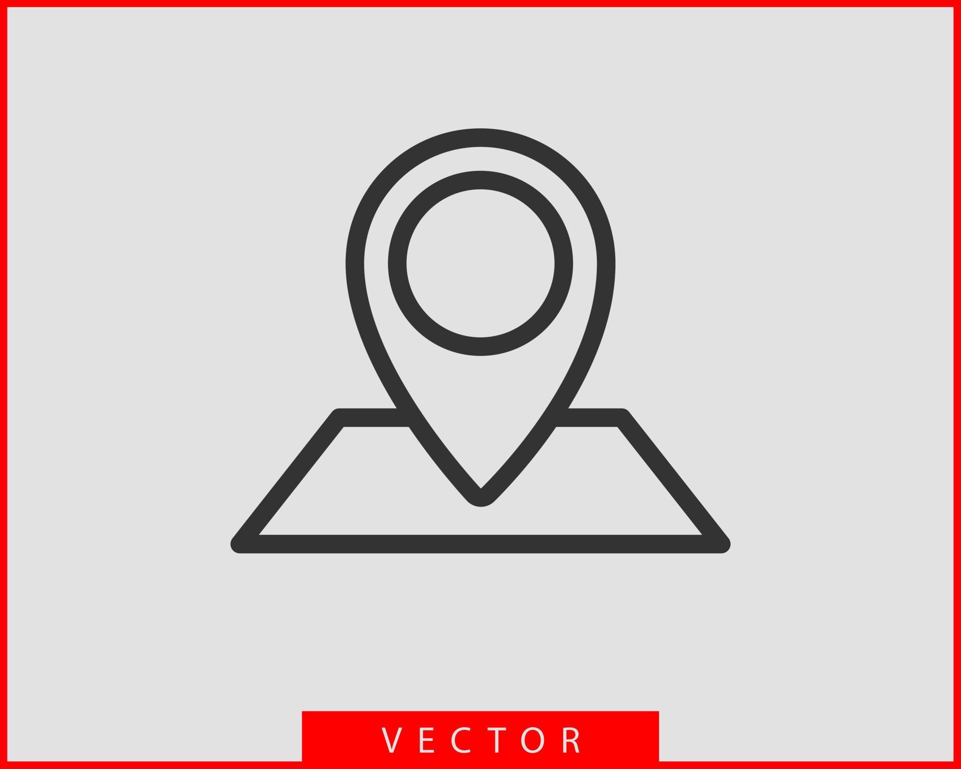 Map icons. Marker pointer. Pin location vector icon. GPS navigation symbol. 17170222 Vector Art ...