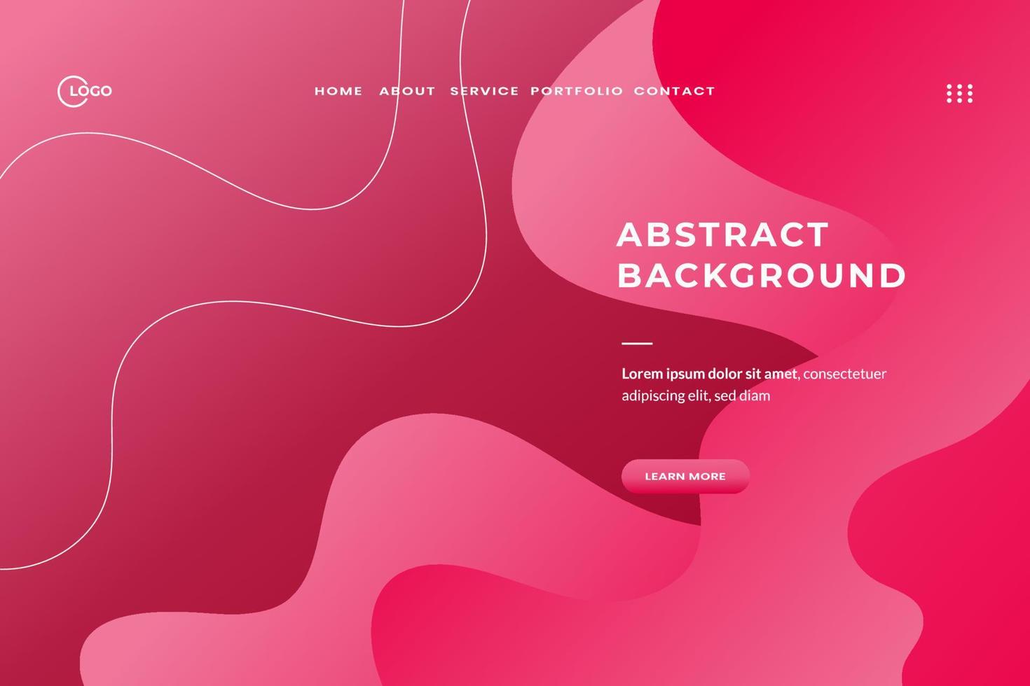 Blue Abstract fluid wave. modern background with gradient 3d flow ...