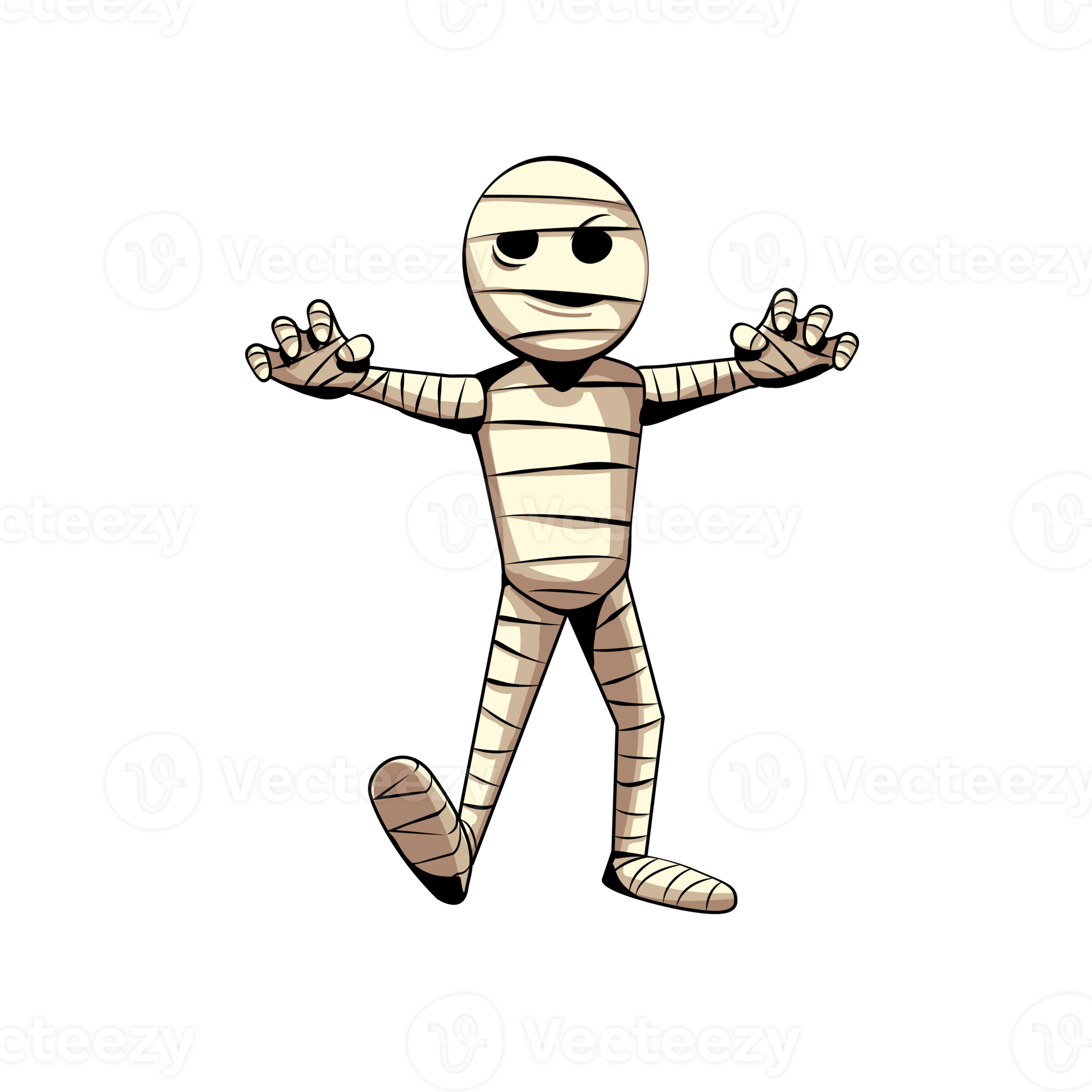 Cartoon Mummy Illustration Mummy For Halloween Egipt 17173206 Png