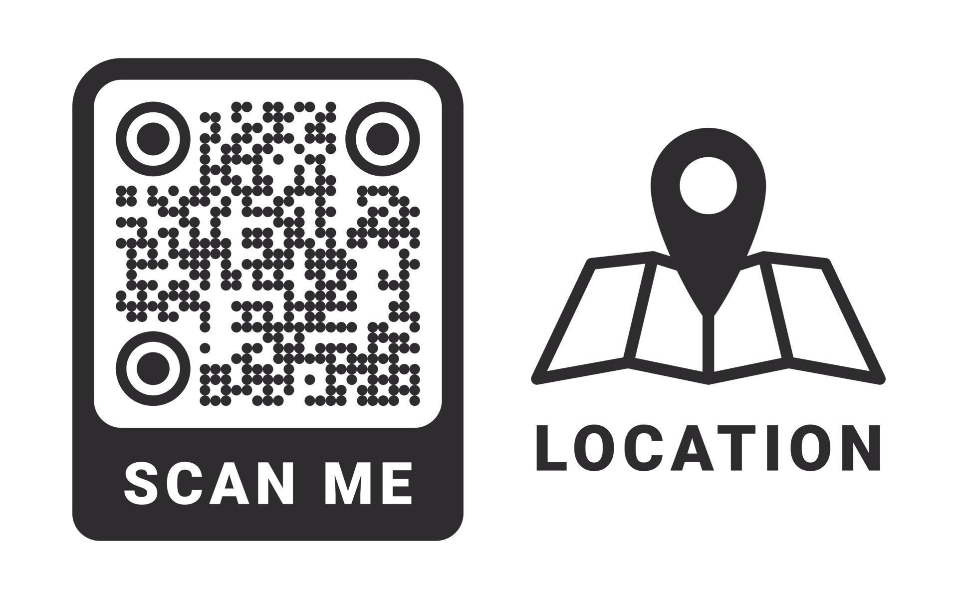 QR code. Quick Response codes. QR code for downloading the map. Vector images 17178622 Vector ...