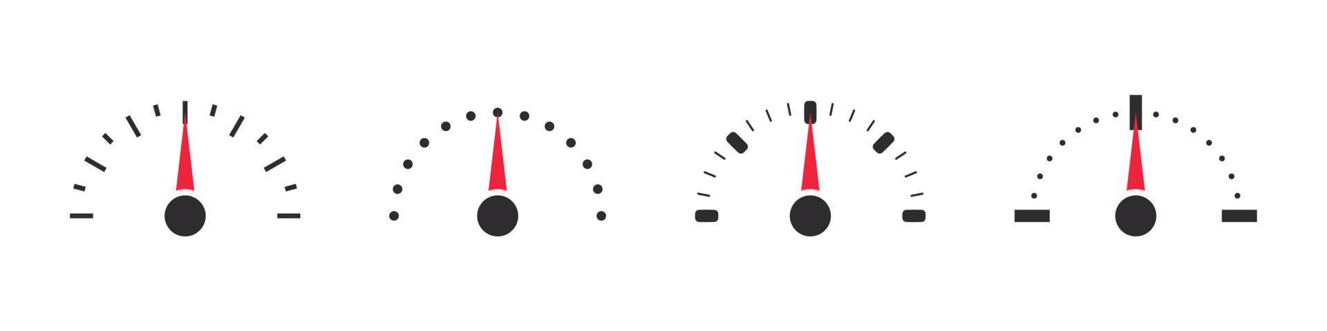 Speed indicator sign. Speedometer, tachometer, indicator icons ... Speed indicator sign. Speedometer, tachometer, indicator icons ...