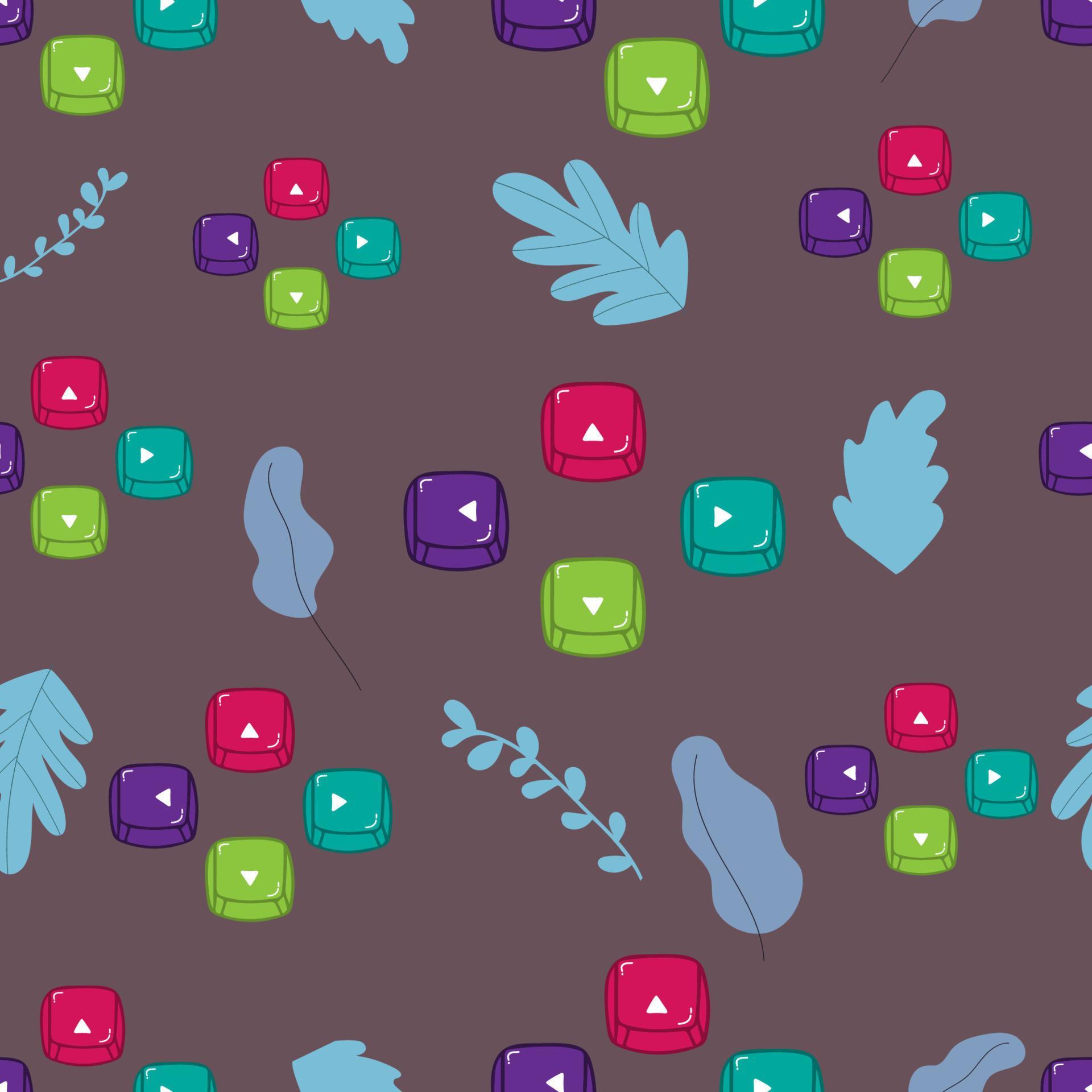 Computer keyboard background seamless. Abstract vector pattern texture seamless. White ...