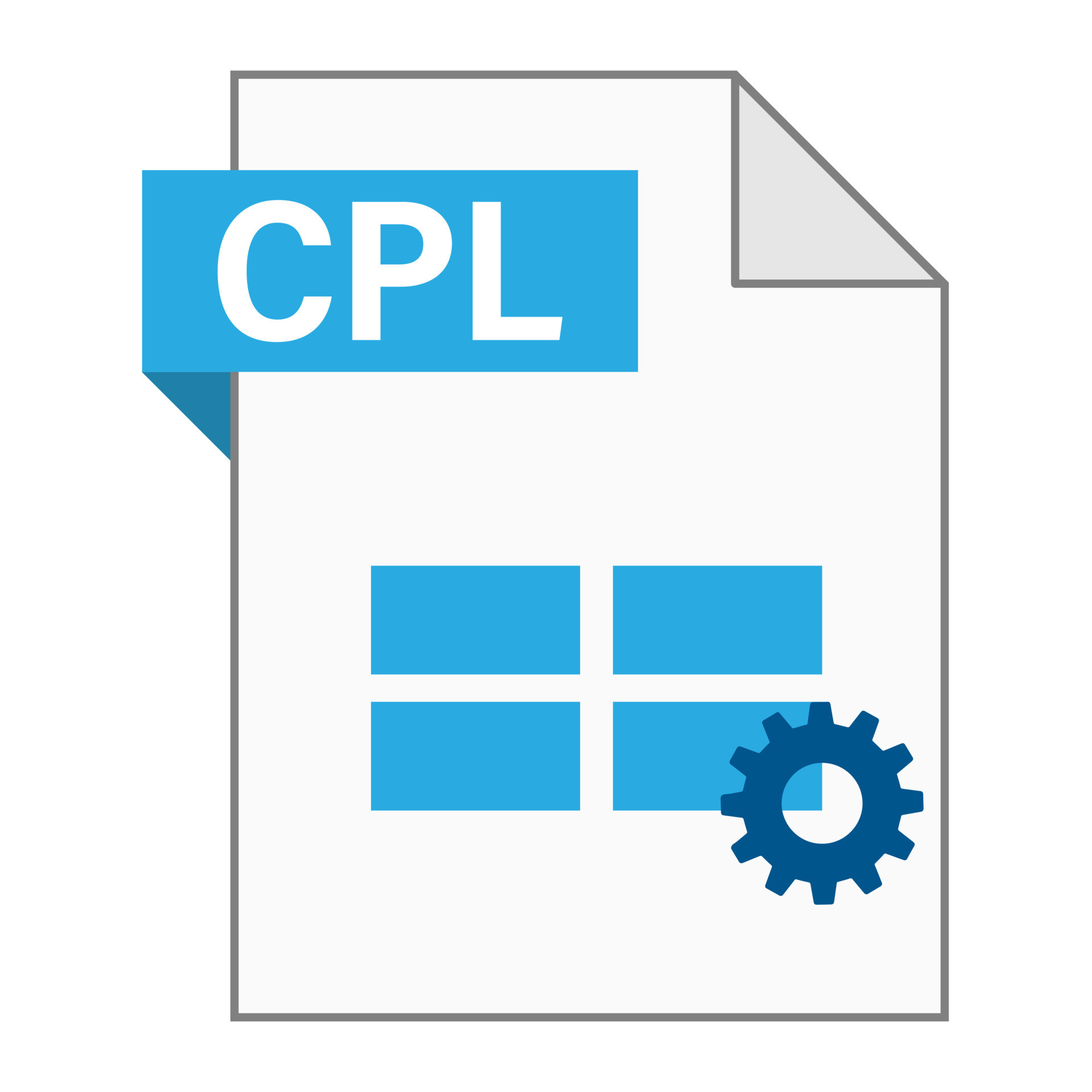 Modern flat design of CPL file icon for web 17181139 Vector Art at Vecteezy