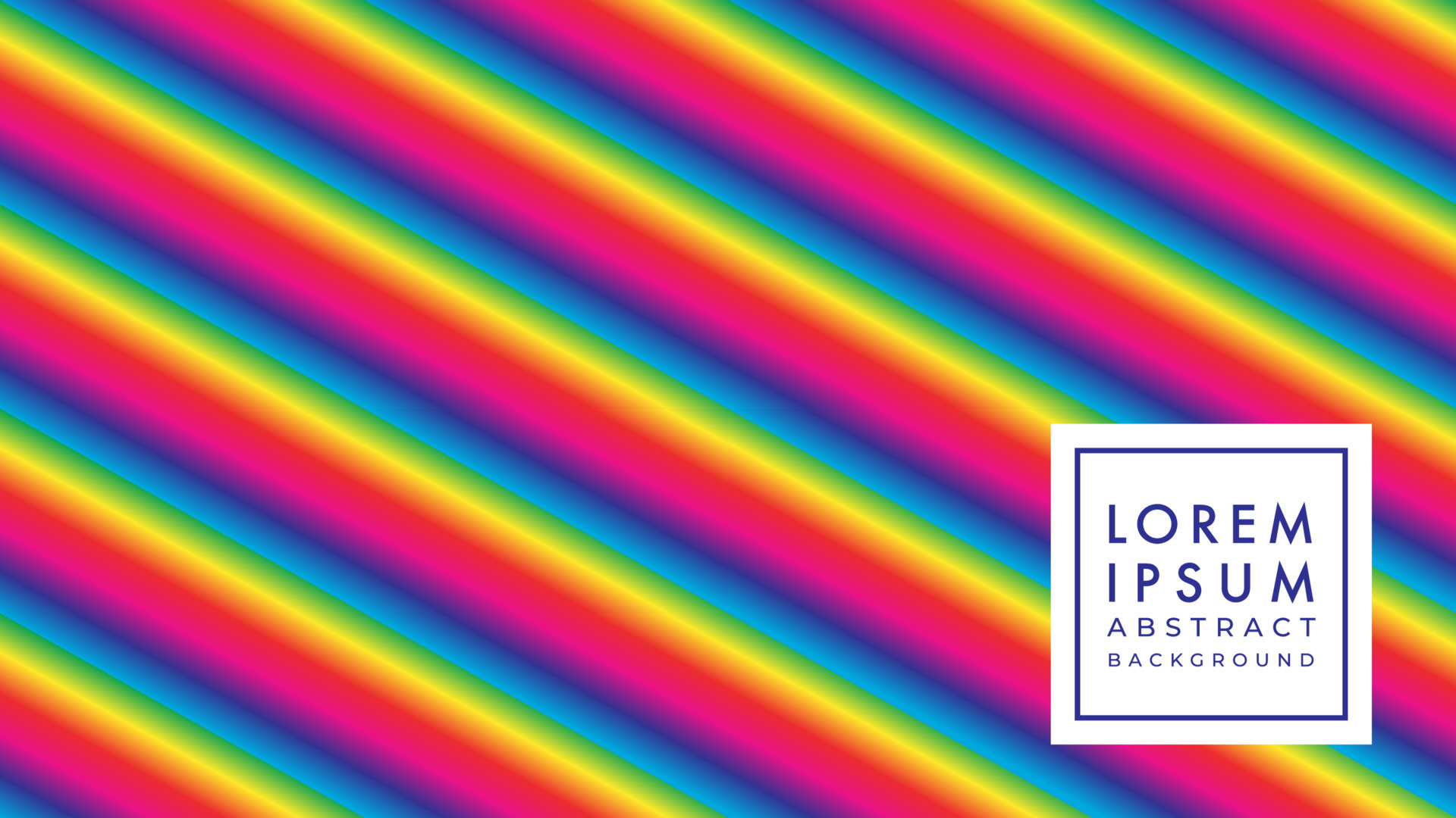 Rainbow Diagonal Stripes Background