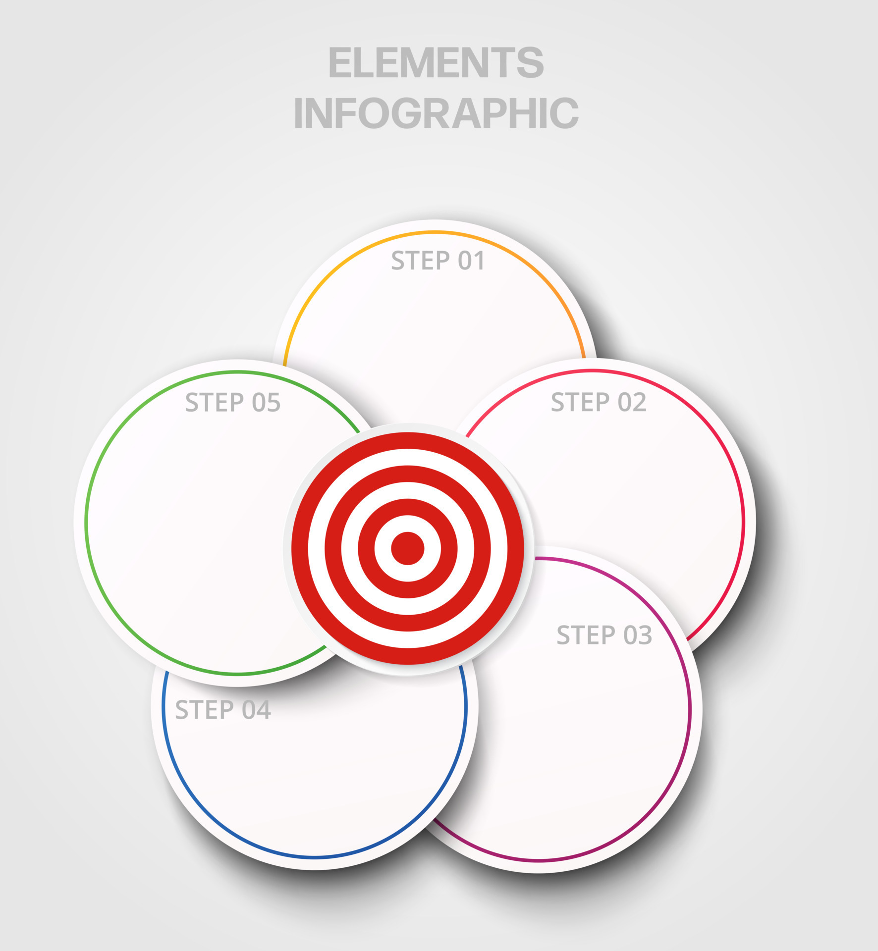Vector Circle Infographic Template For Cycle Diagram Graph Presentation And Round Chart