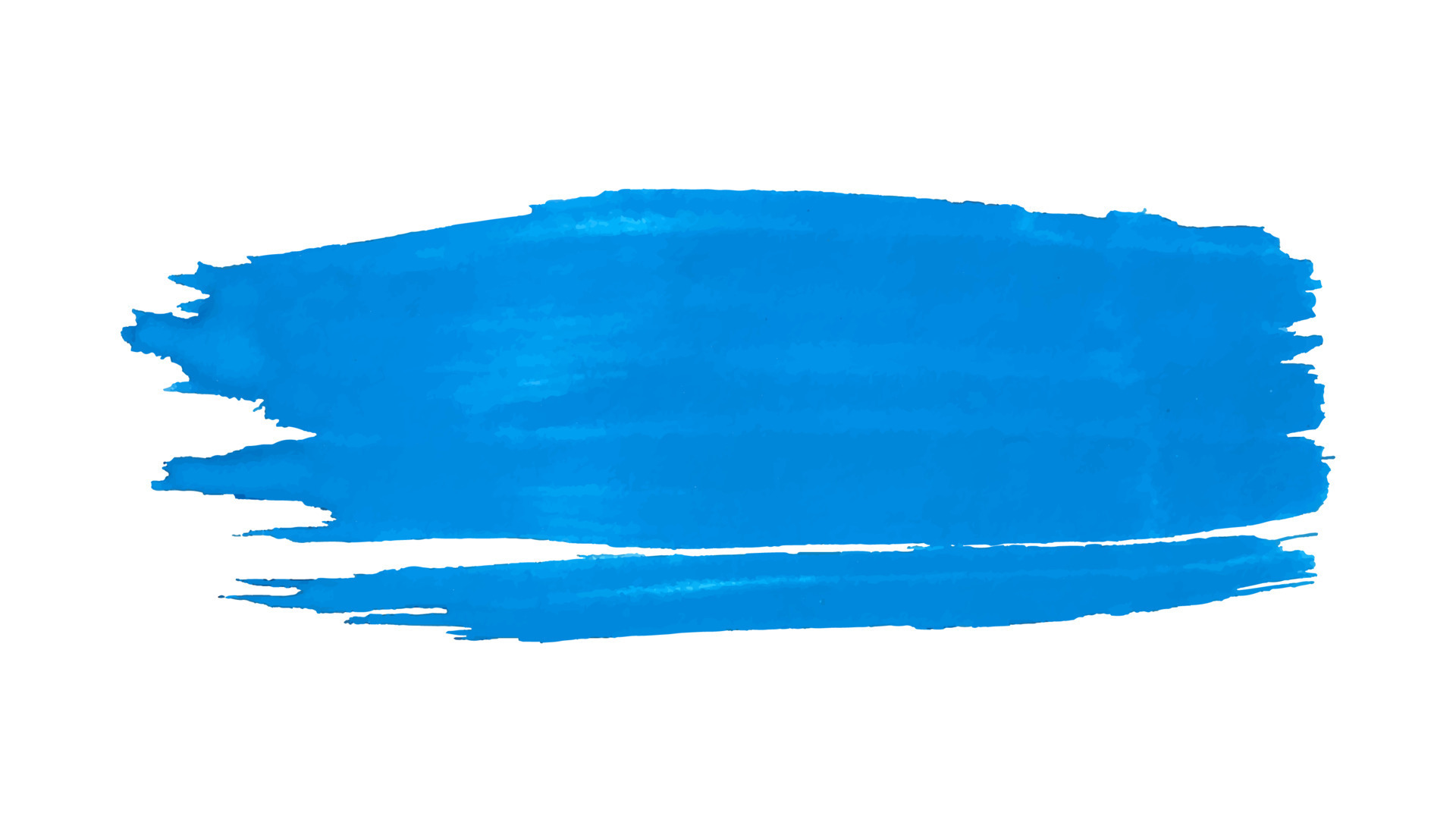 Abstract watercolor brush stroke isolated on white background. Vector ...