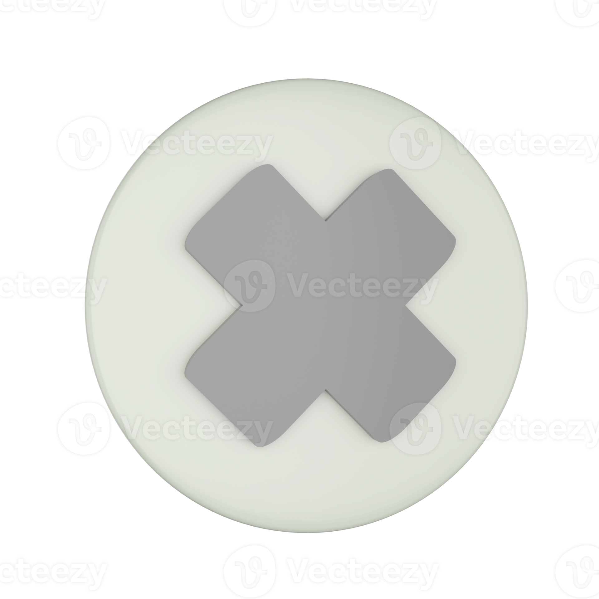 Delete Button. Web Interface 3D rendering. 17190423 PNG