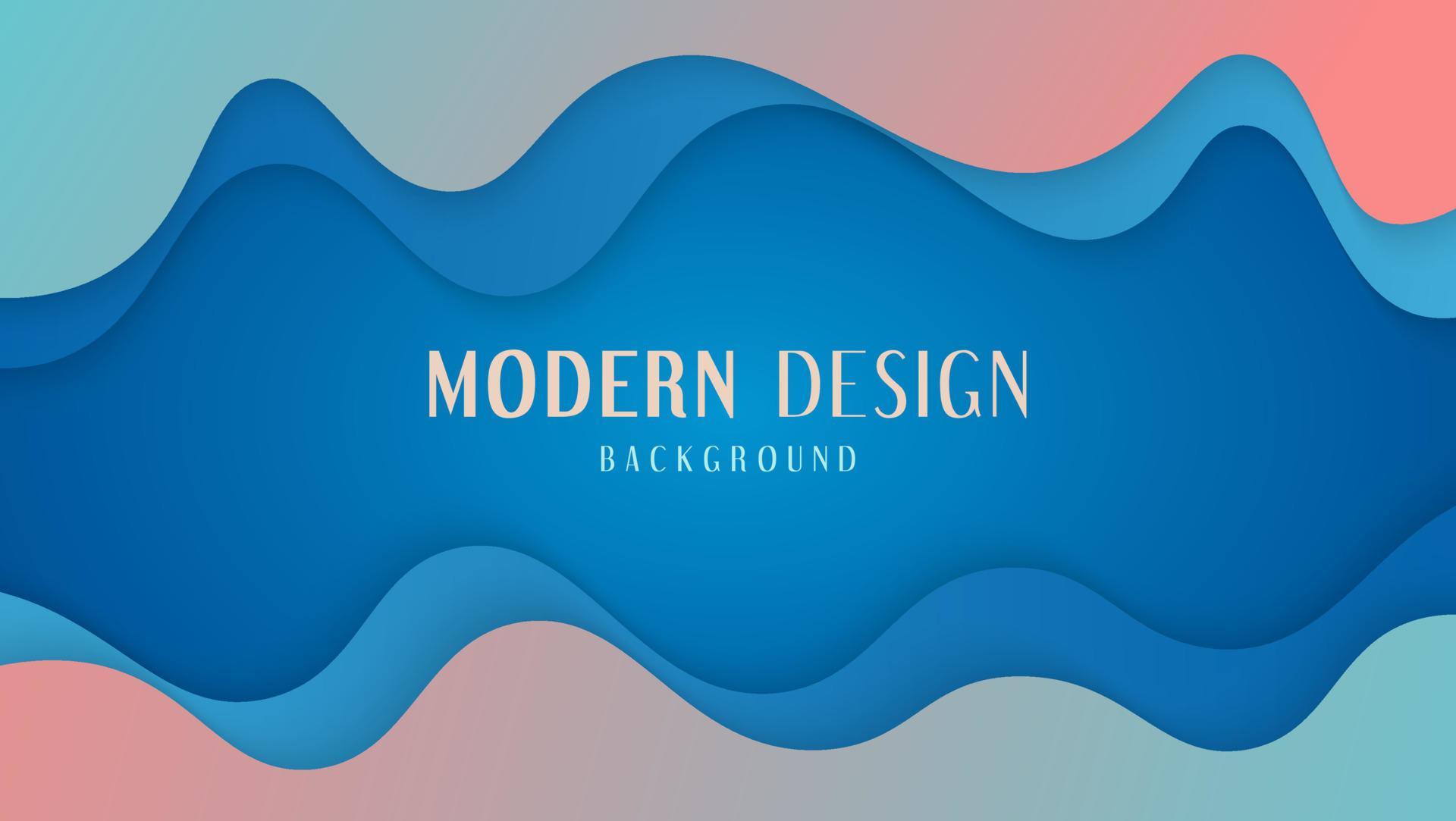 Minimal Abstract Colorful Gradient Waves Background 17193827 Vector Art ...