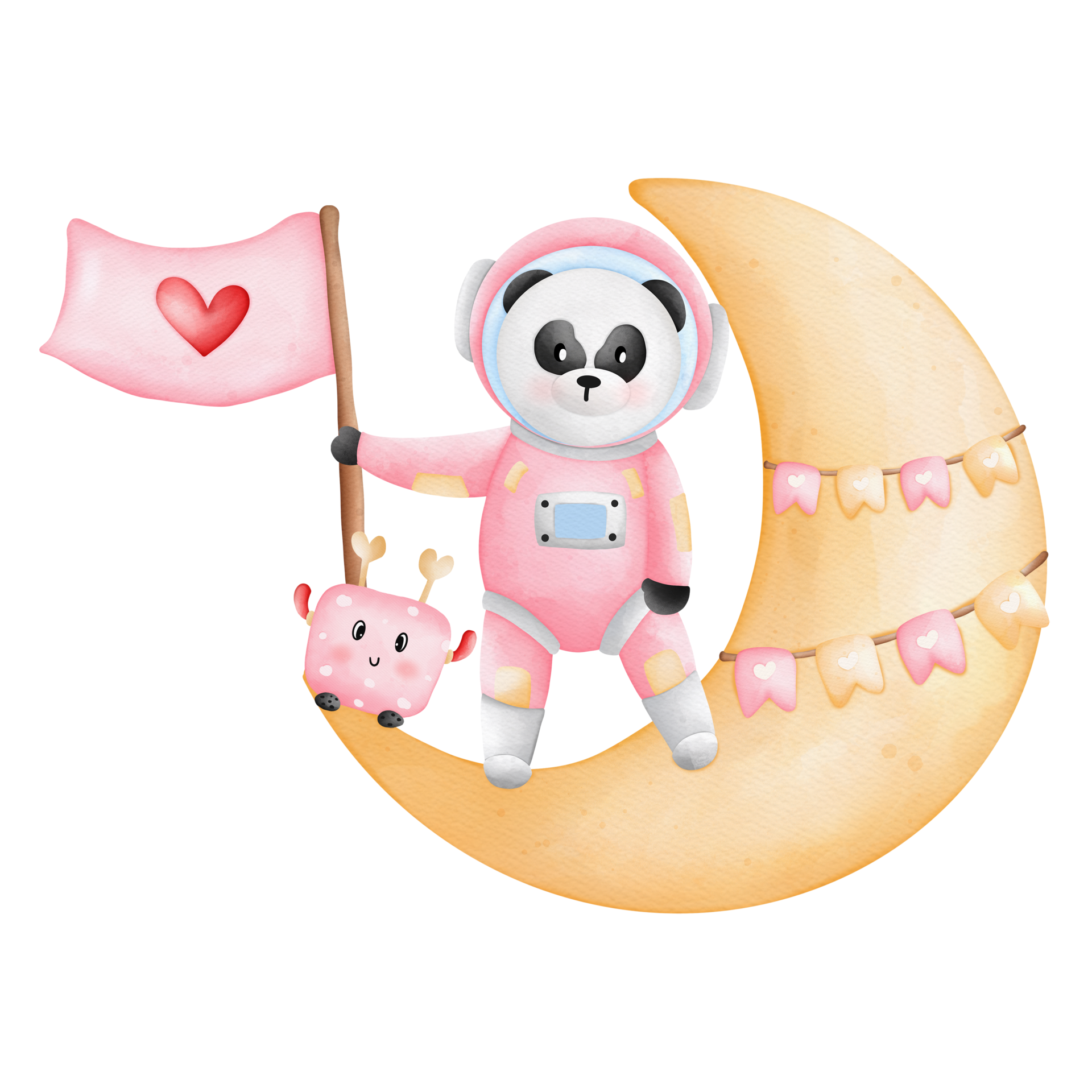Free watercolor cute animals in an astronaut suit in space, children ... Free watercolor cute animals in an astronaut suit in space, children ...