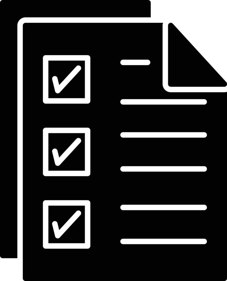 Checklist Vector Icon 17194869 Vector Art at Vecteezy