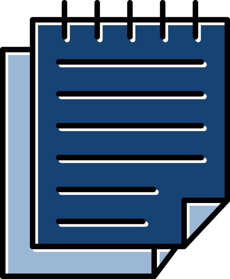 icono de vector de notas 17195311 Vector en Vecteezy