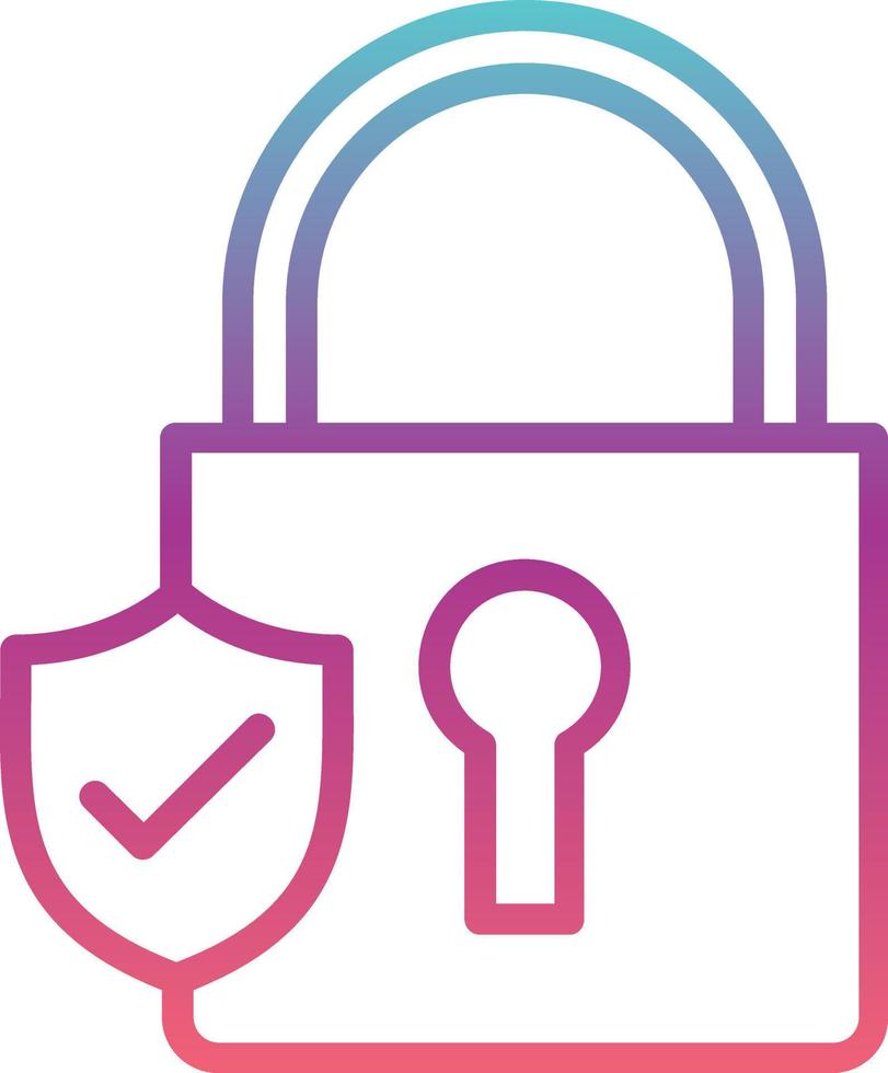 Security Lock Vector Icon 17197070 Vector Art At Vecteezy