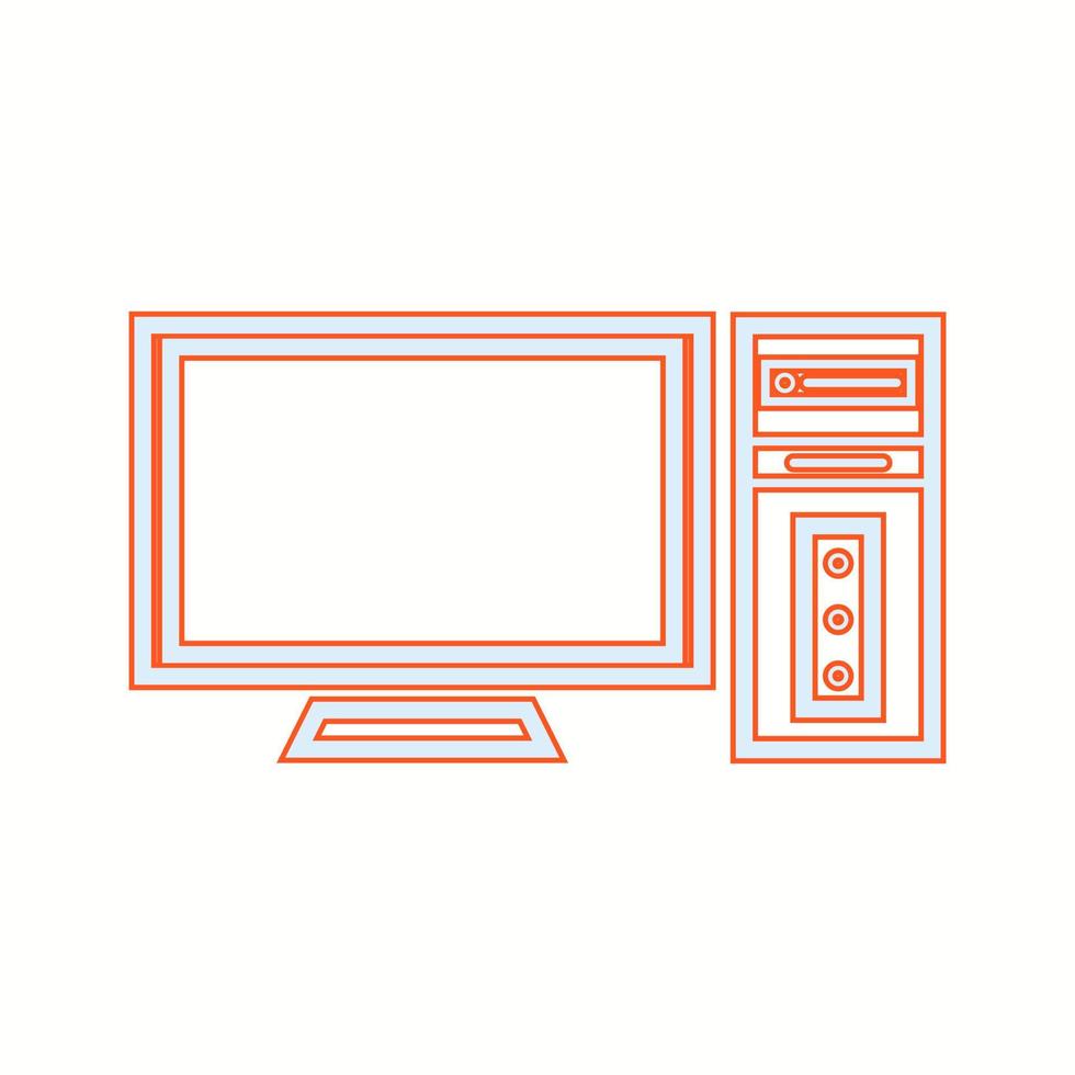 Beautiful Computer vector line icon 17199979 Vector Art at Vecteezy