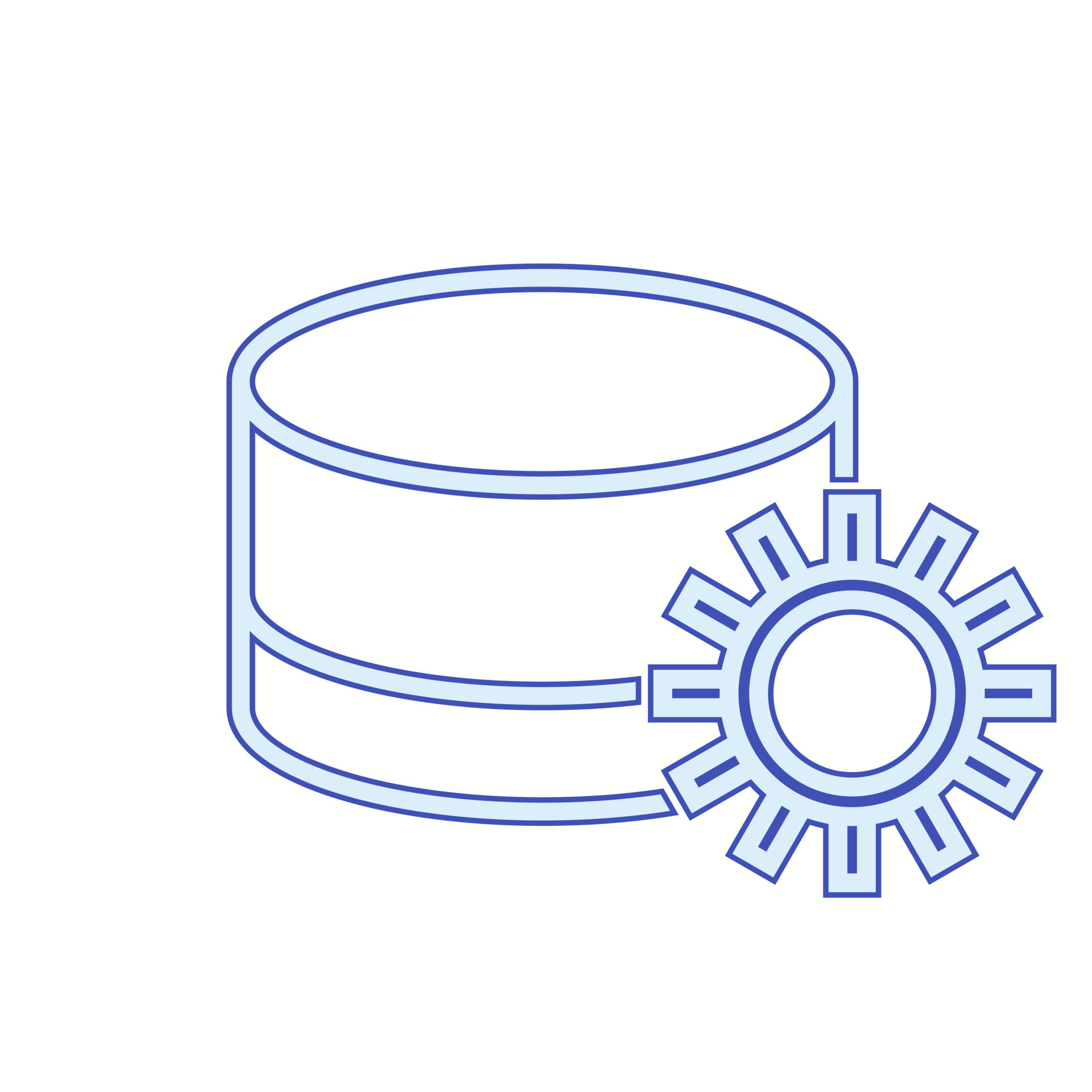 Beautiful Database Management Vector Line Icon 17200170 Vector Art At