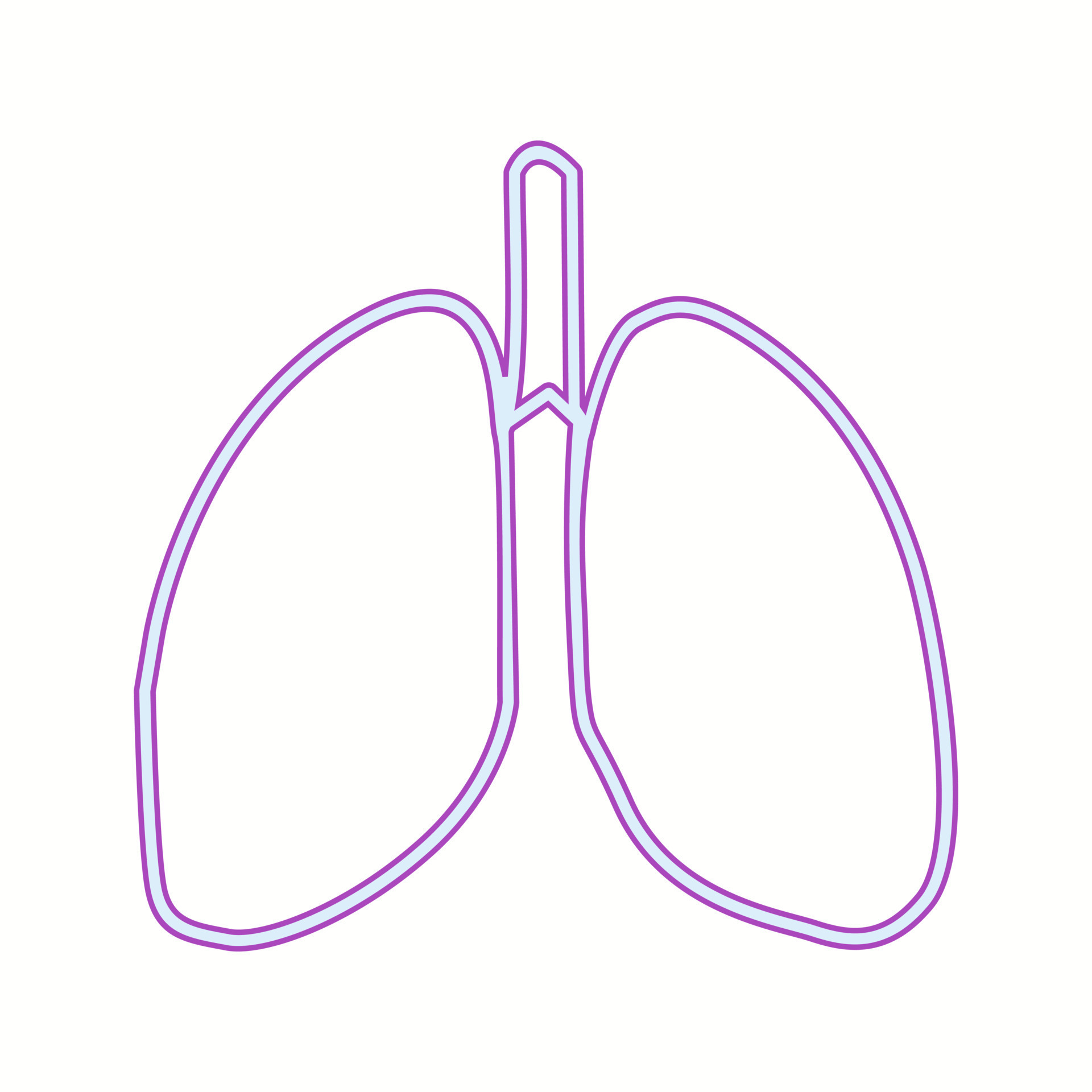 Beautiful Lungs Vector Line Icon 17200316 Vector Art At Vecteezy