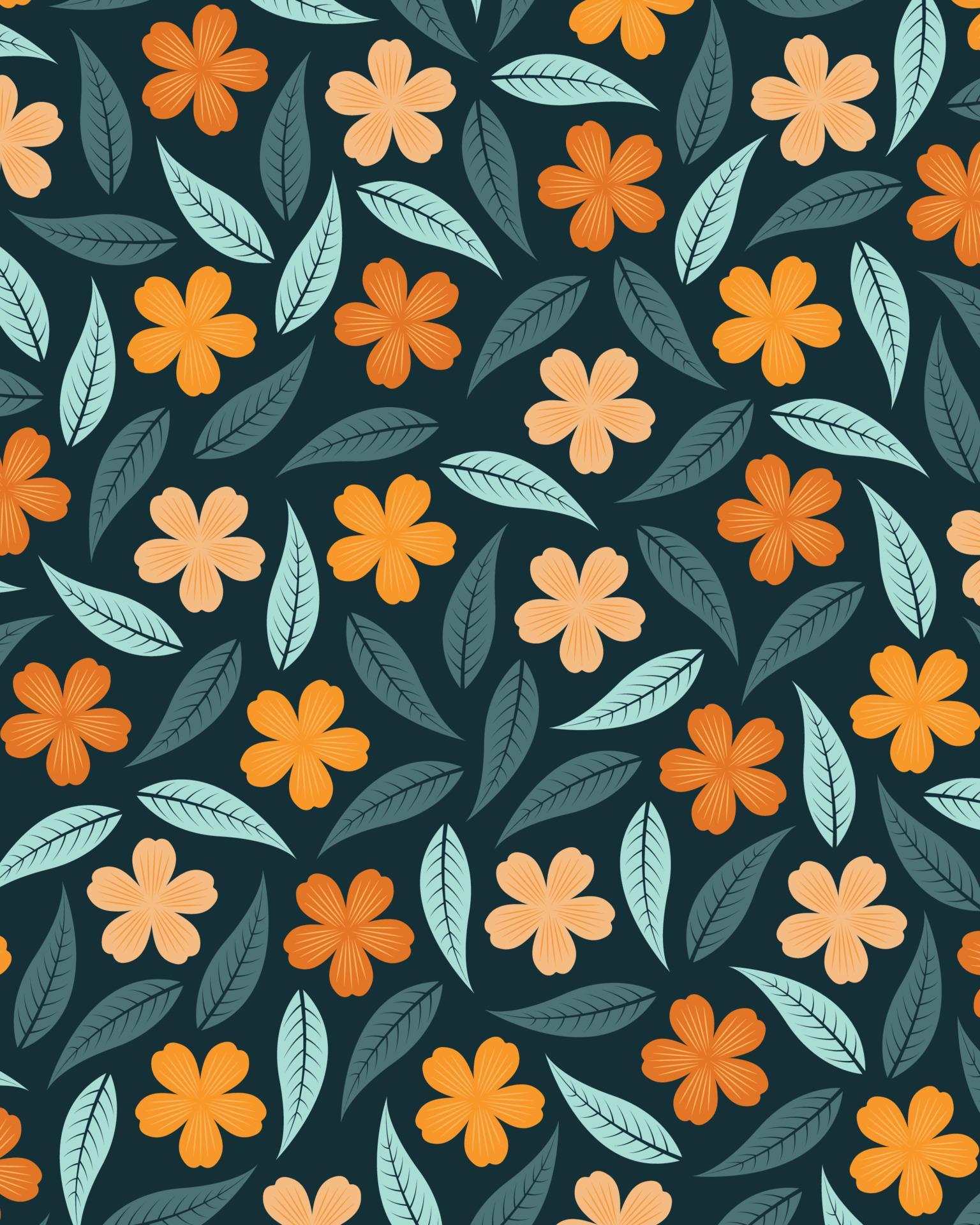 Floral Pattern Vector 17201147 Vector Art at Vecteezy