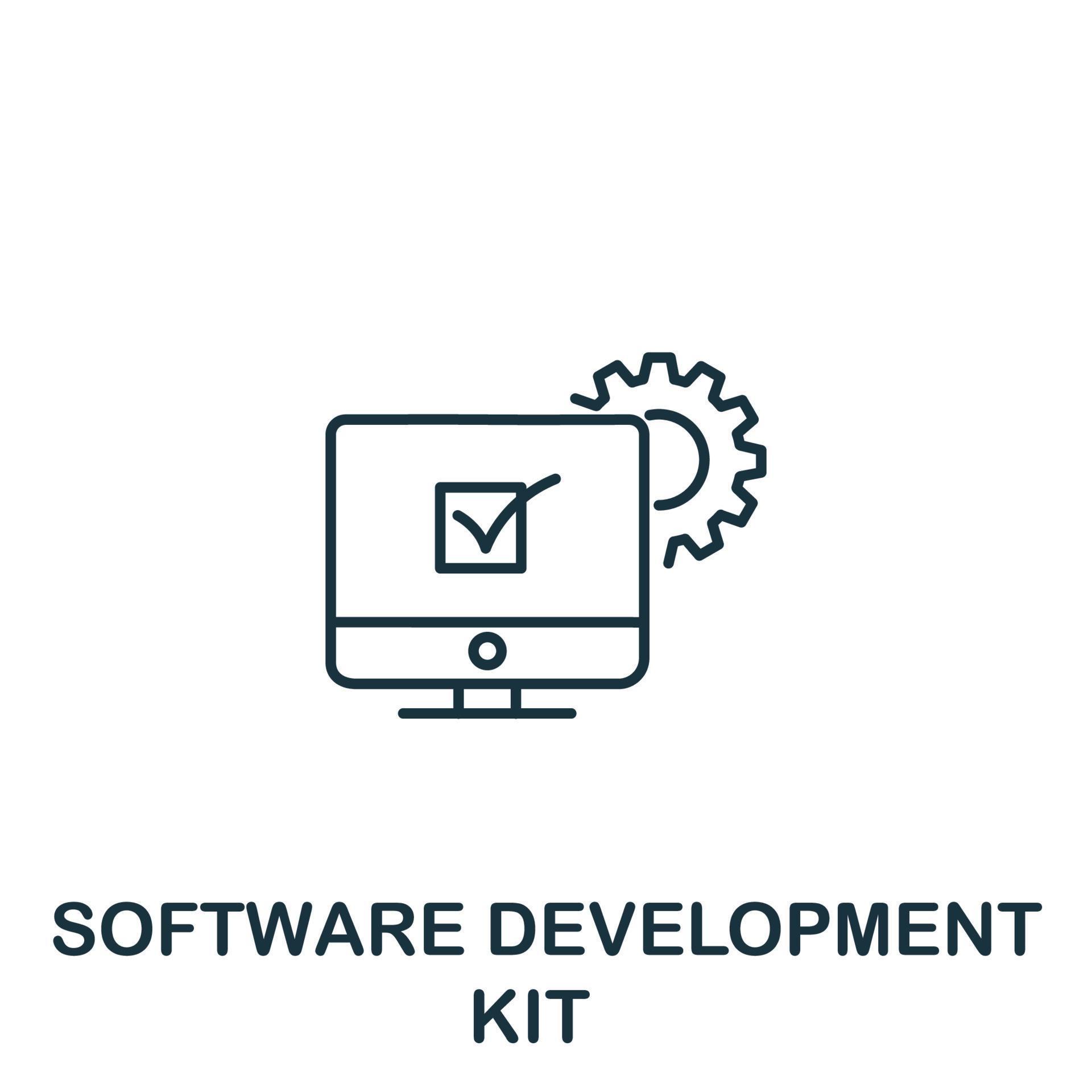 Software Development Kit icon from customer service collection. Simple ...