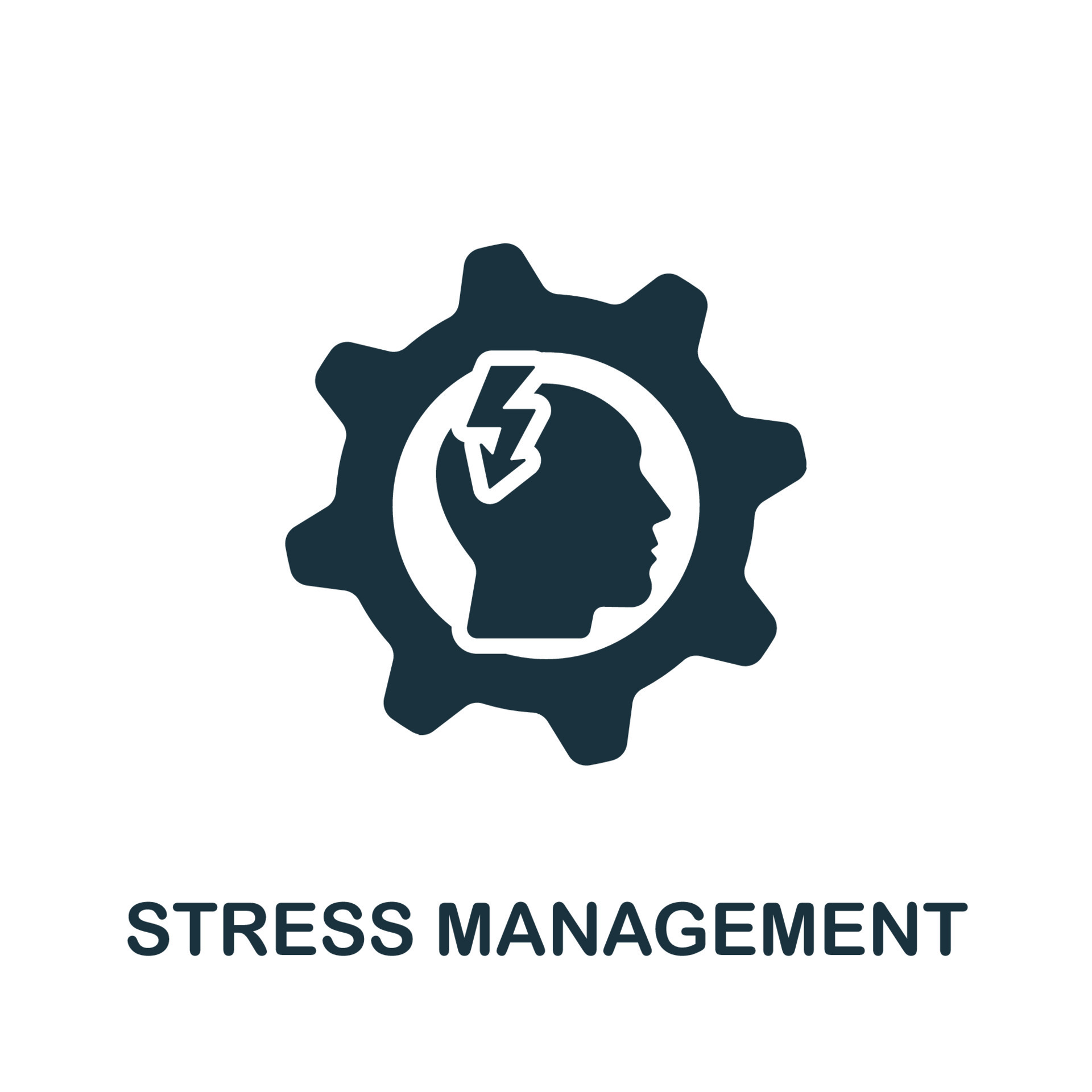 Stress Management icon. Simple element from company management ... Stress Management icon. Simple element from company management ...