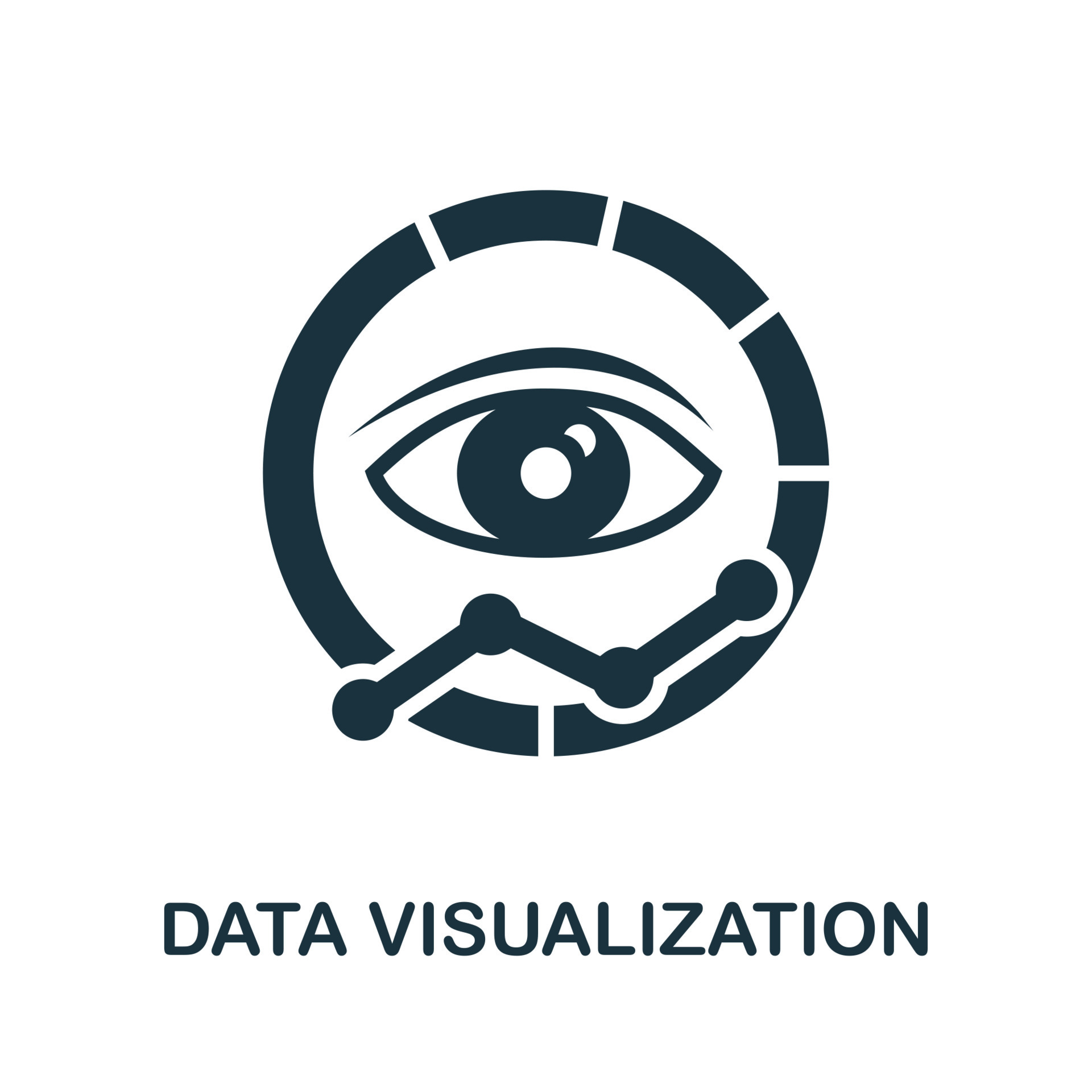 Data Visualization Icon Simple Element From Business Intelligence