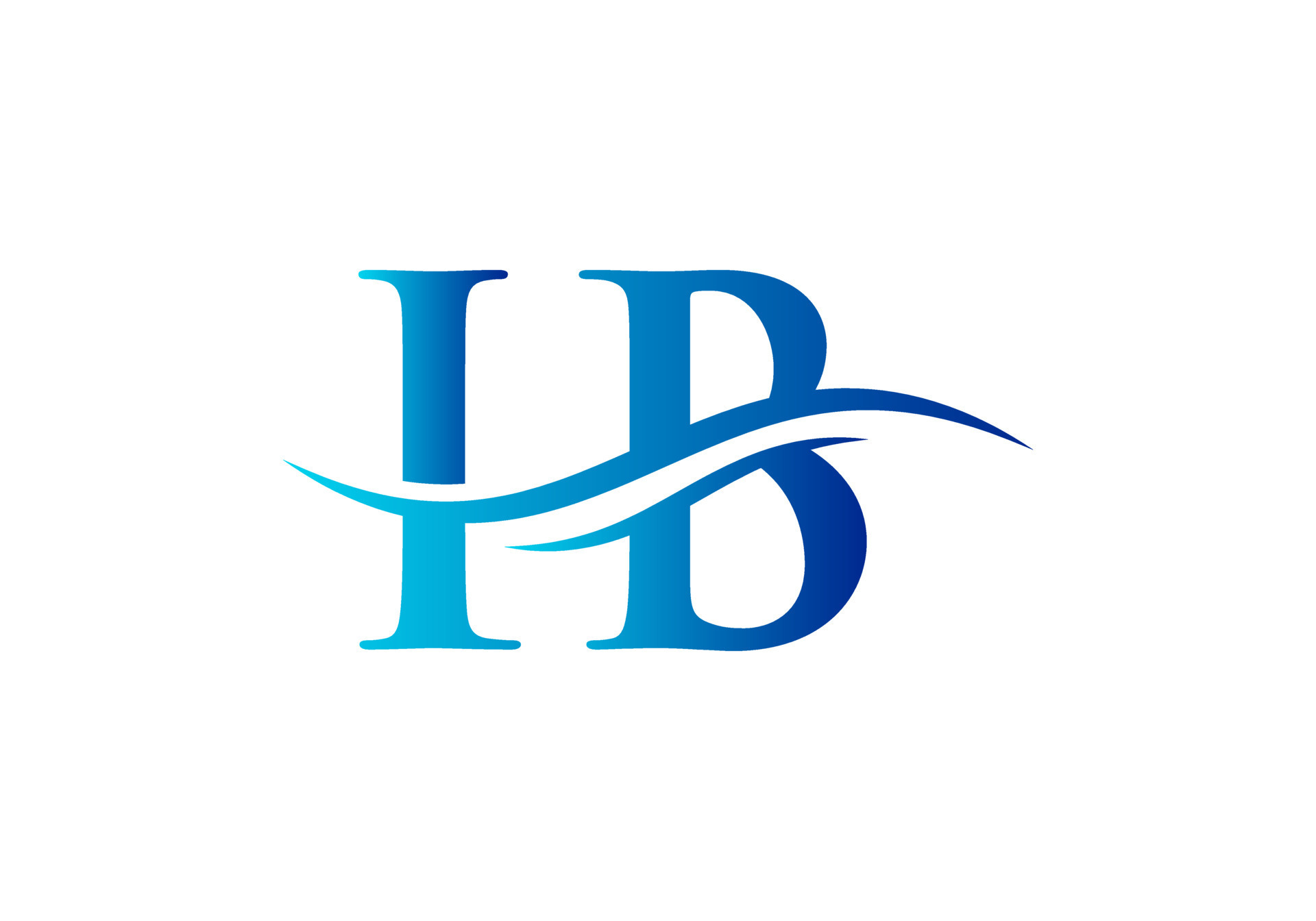 IB logo design. Initial IB letter logo vector. Swoosh letter IB logo ... IB logo design. Initial IB letter logo vector. Swoosh letter IB logo ...