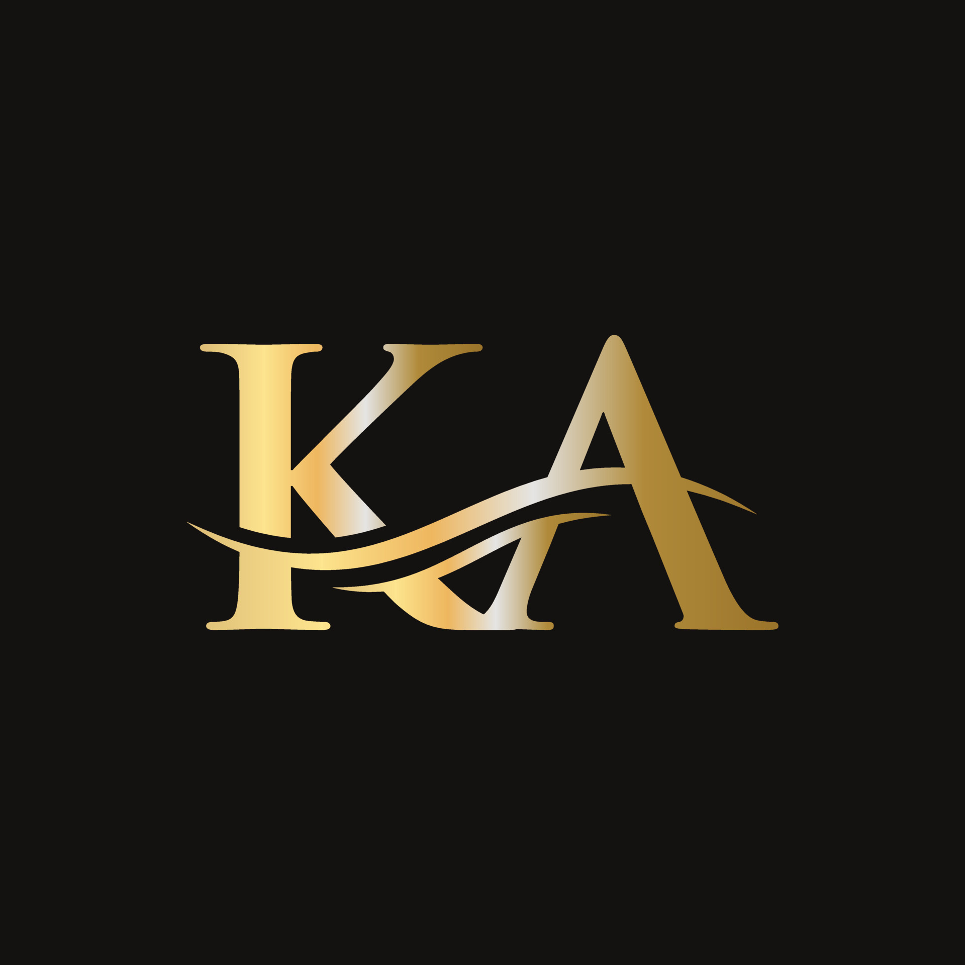 Initial linked letter KA logo design. Modern letter KA logo design ... Initial linked letter KA logo design. Modern letter KA logo design ...