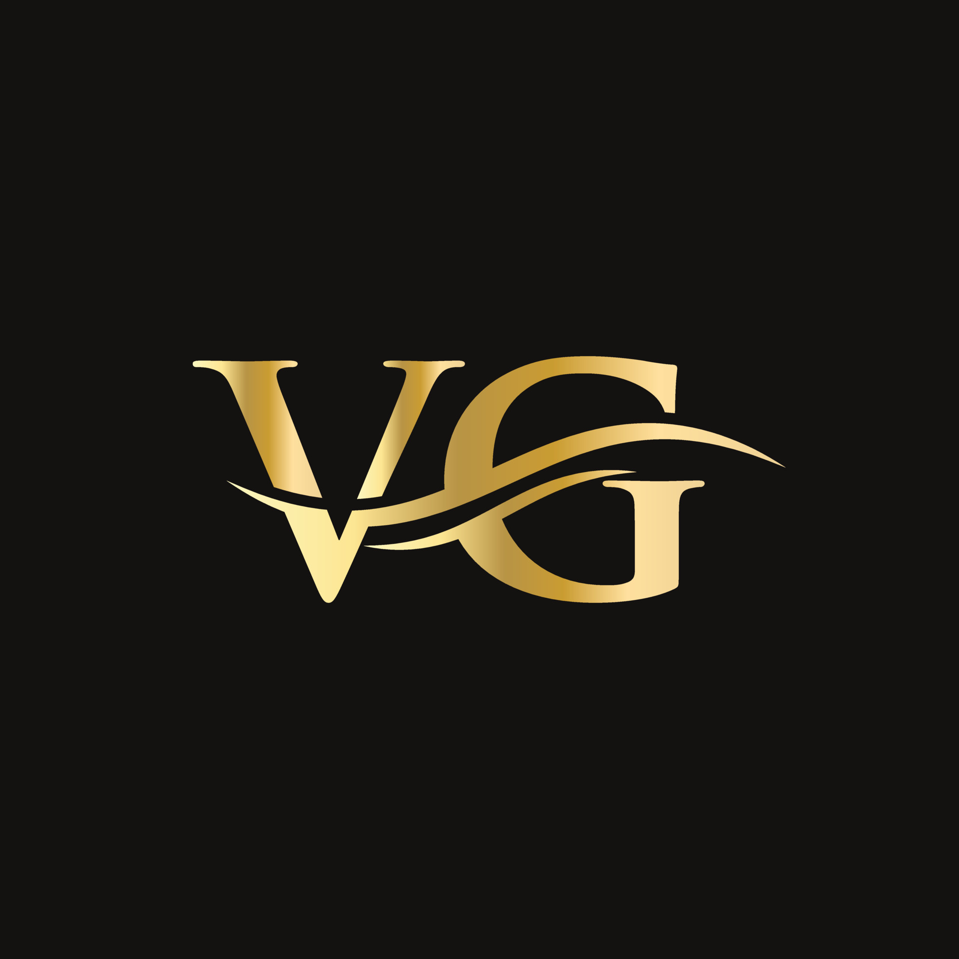 Creative Vg Letter With Luxury Concept Modern Vg Logo Design For Business And Company Identity