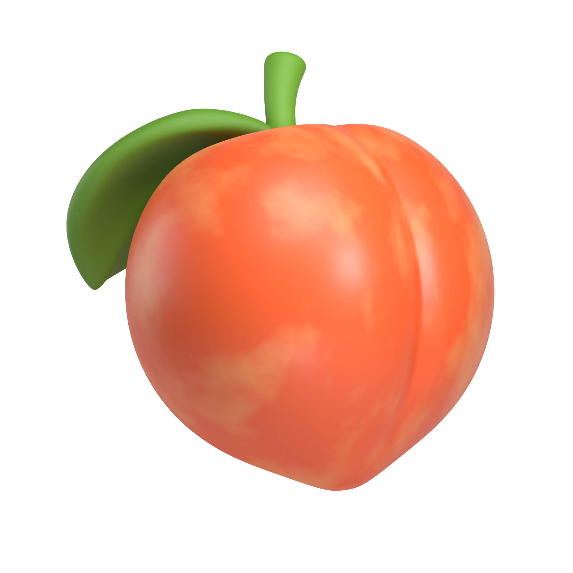 ícone 3d De Fruta Pêssego 17209852 Png