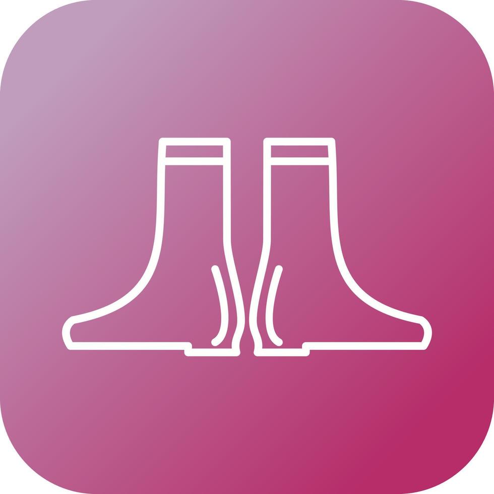 Beautiful Long boots Line Vector Icon 17212394 Vector Art at Vecteezy