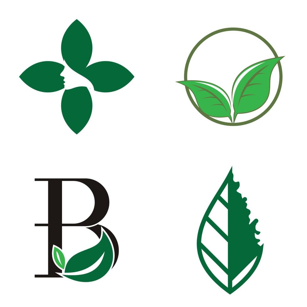 Leaf Vector Illustration Design Icon Logo 17212867 Vector Art At Vecteezy