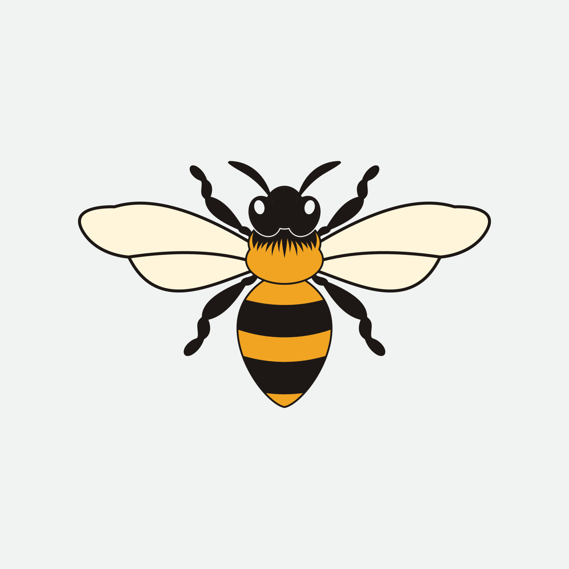 Bee Vector Art Icons And Graphics For Free Download
