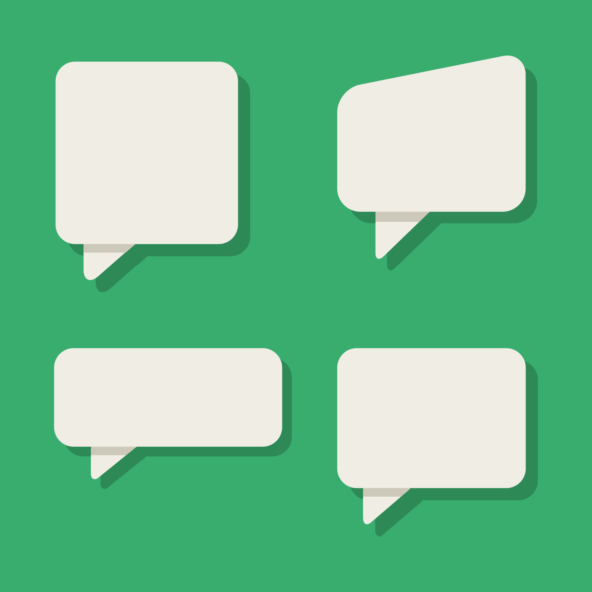 Speech or Chat Bubble Box Vecktor 17216125 Vector Art at Vecteezy