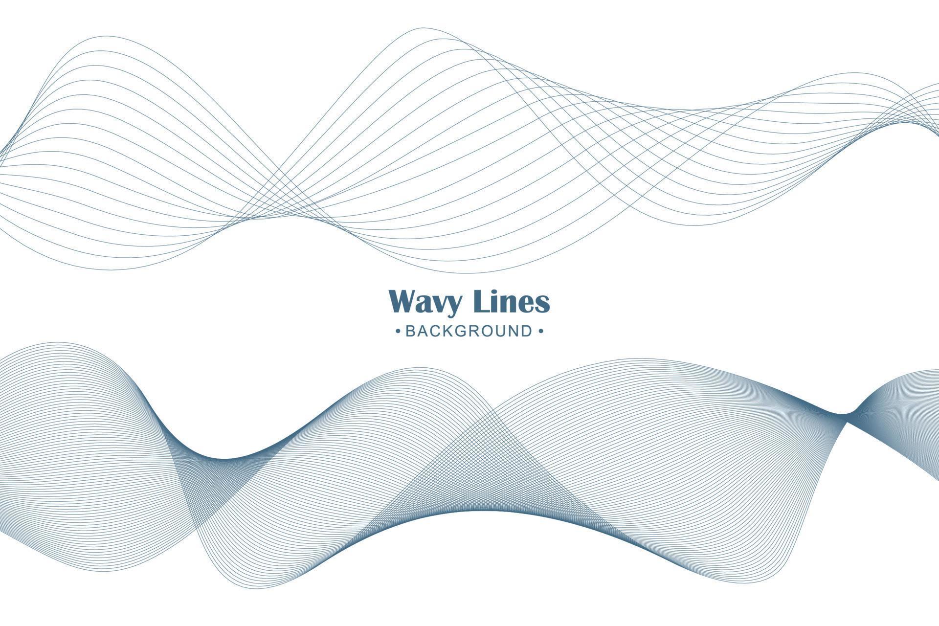 Abstract background with flowing lines waves 17216327 Vector Art at ...