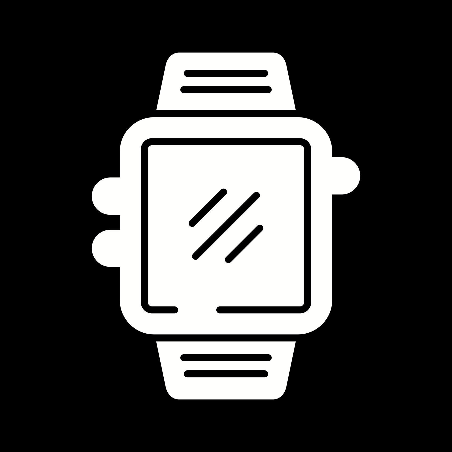 Smartwatch Vector Icon 17216976 Vector Art at Vecteezy