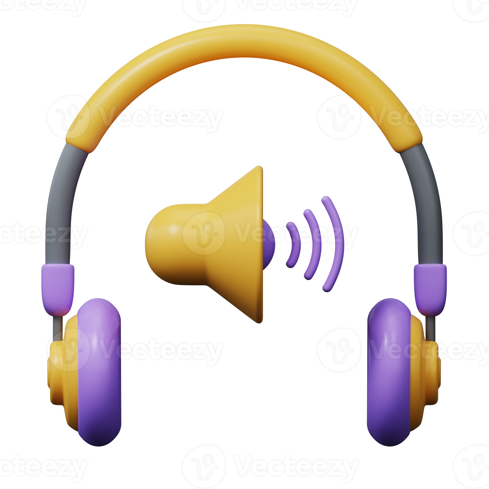 Audio device 3d 17217190 PNG