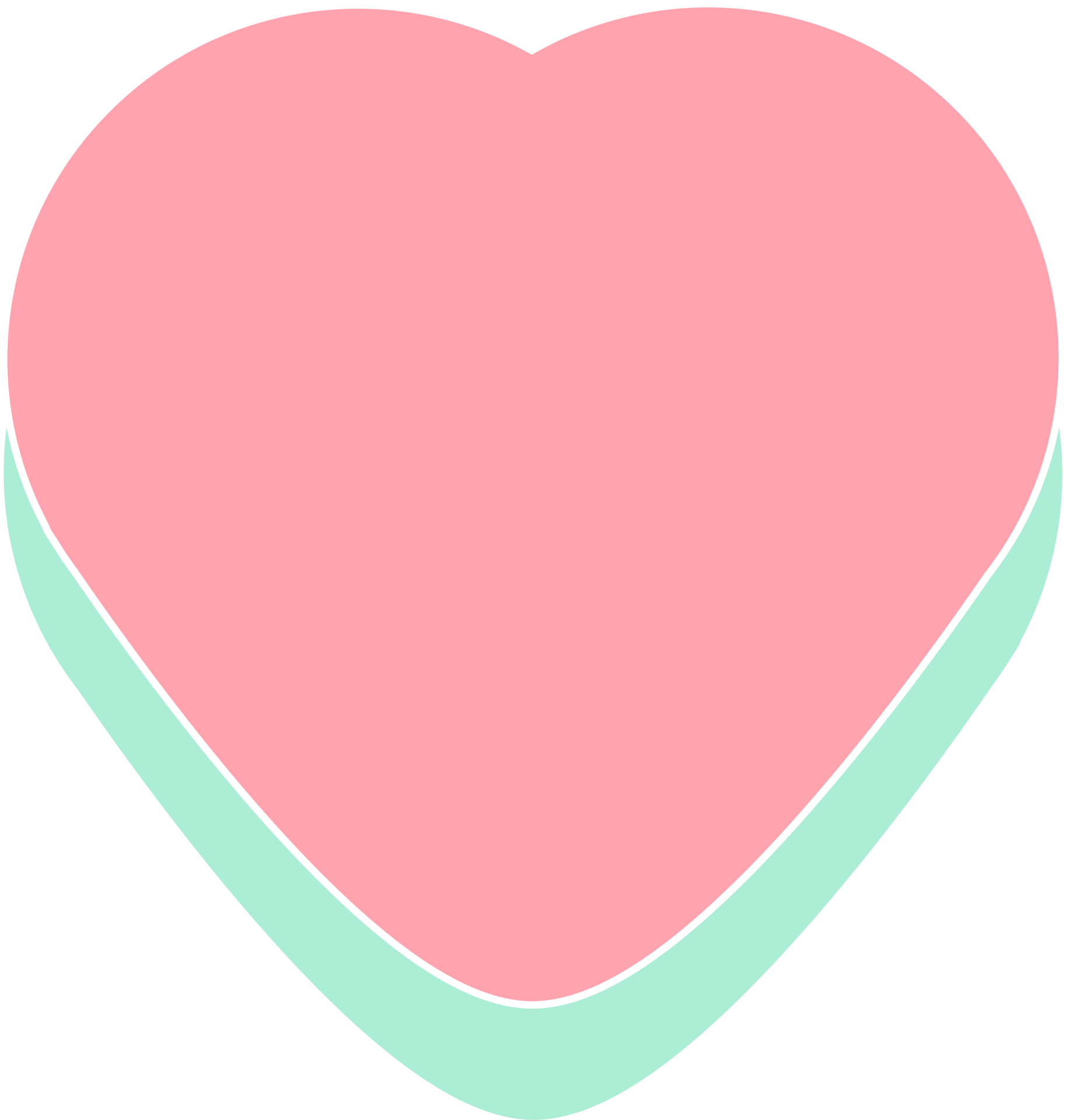 Cute Pastel Heart Sticker Decoration 17217482 Png