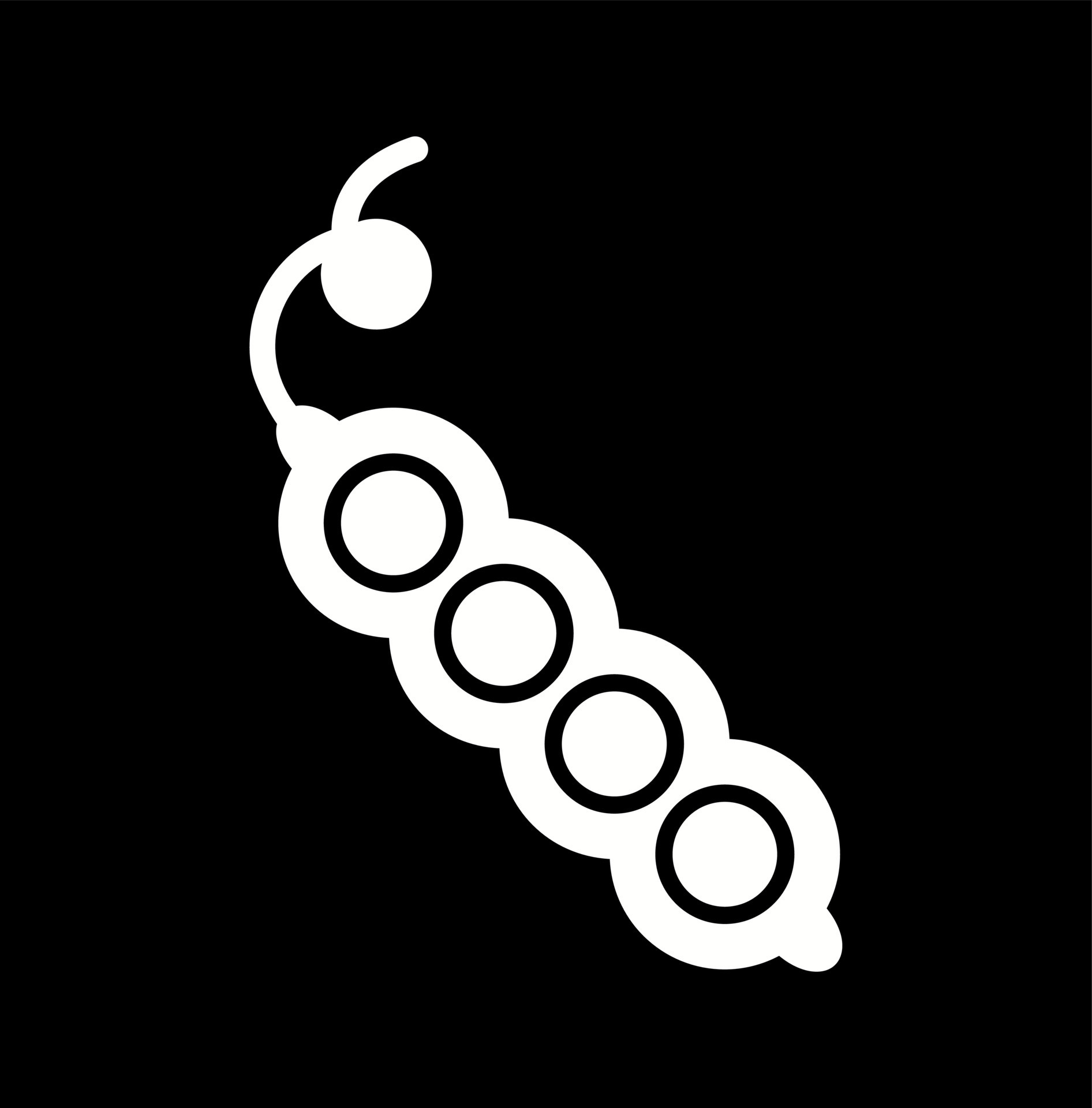 Peas Vector Icon 17217635 Vector Art at Vecteezy