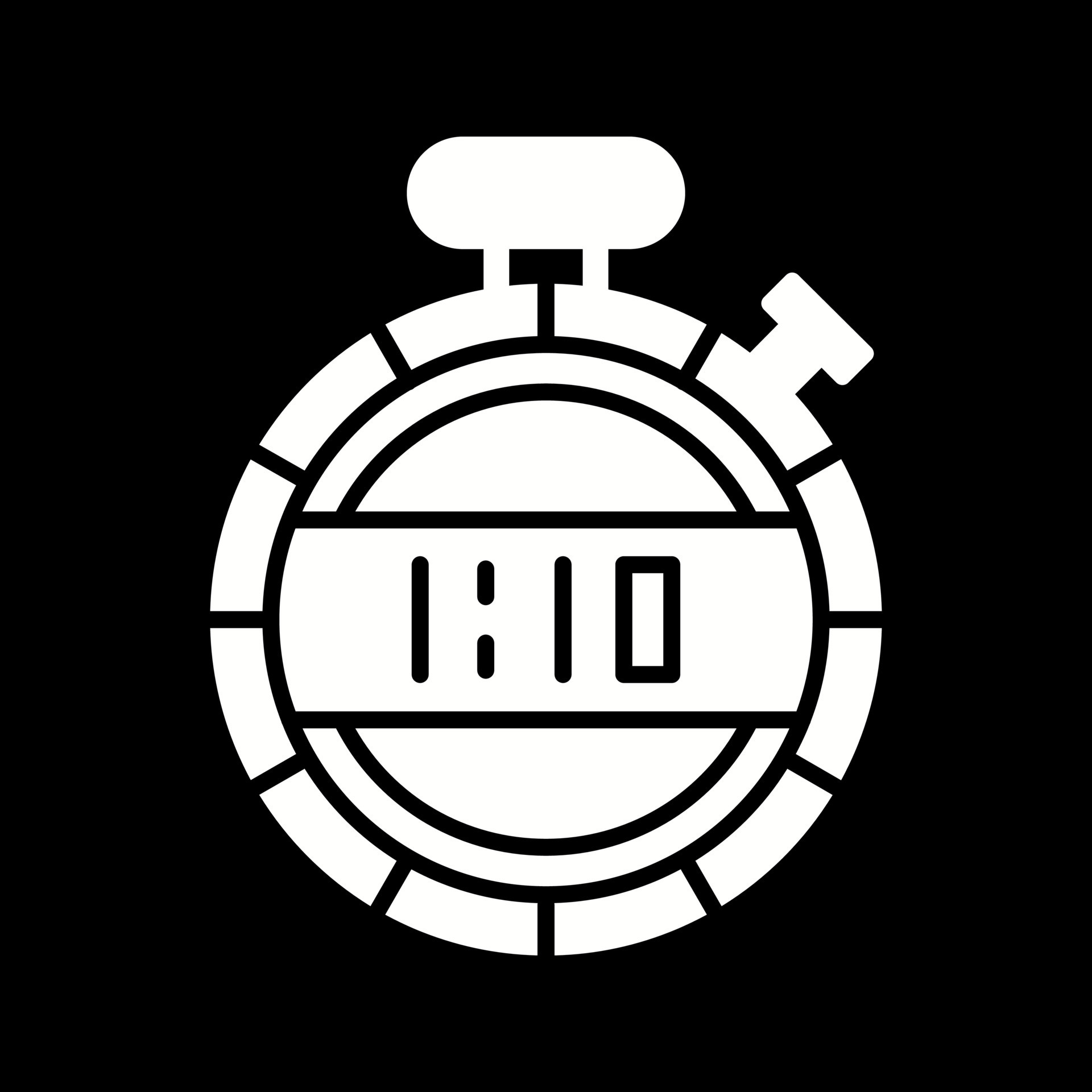 Stopwatch Vector Icon 17217862 Vector Art At Vecteezy